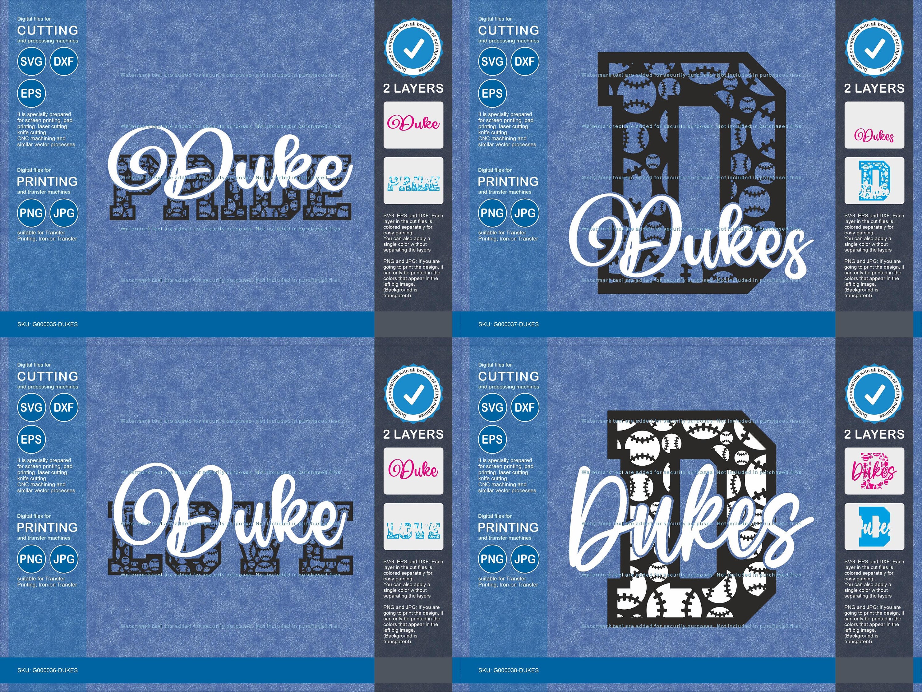 Dukes Svg, Duke 20 Baseball Svg Mascot Designs Pack, Dukes Svg Cut ...