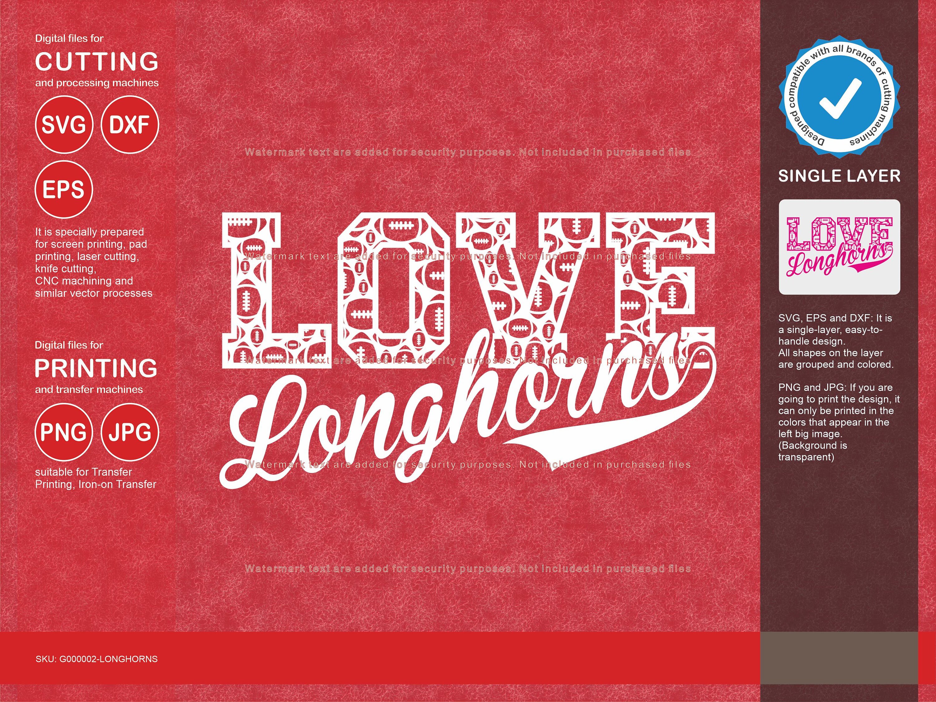 Longhorns Svg Longhorn 9 Football Svg Mascot Designs Pack - Etsy