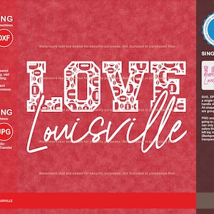 Louisville Svg, Louisville 9 Football Svg Mascot Designs Pack ...