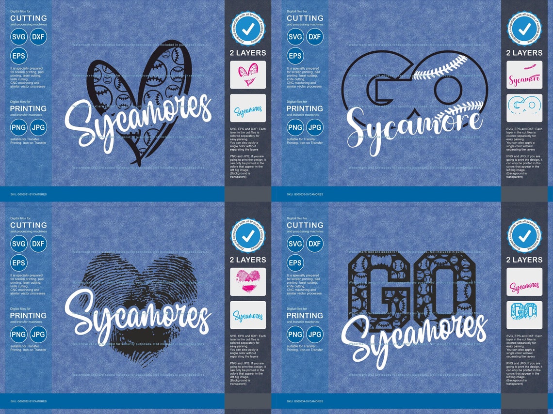 Sycamores Svg, Sycamore 20 Baseball Svg Mascot Designs Pack, Sycamores ...