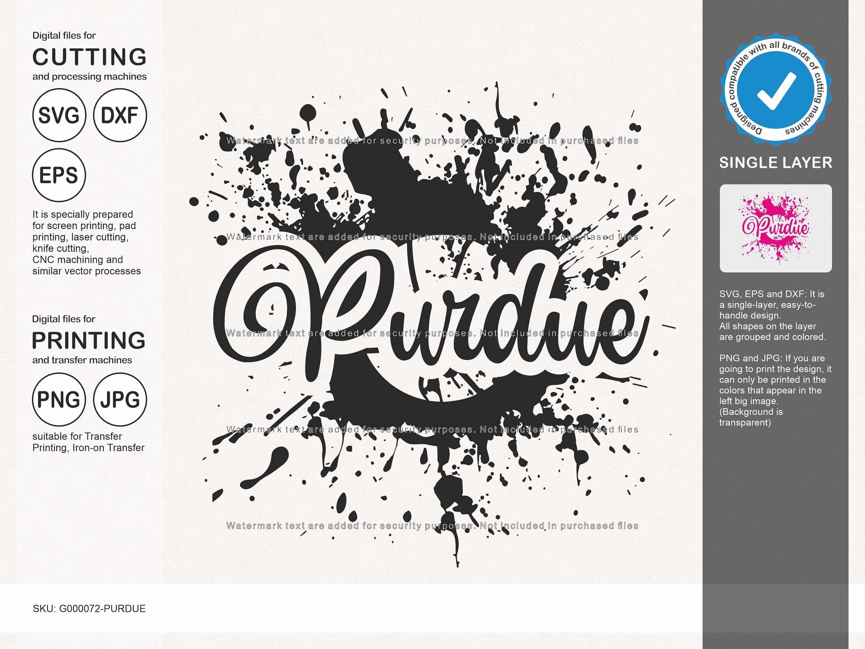 Purdue Svg, Purdue Basketball Svg, 9-pack Purdue Svg Bundle, Cut and ...