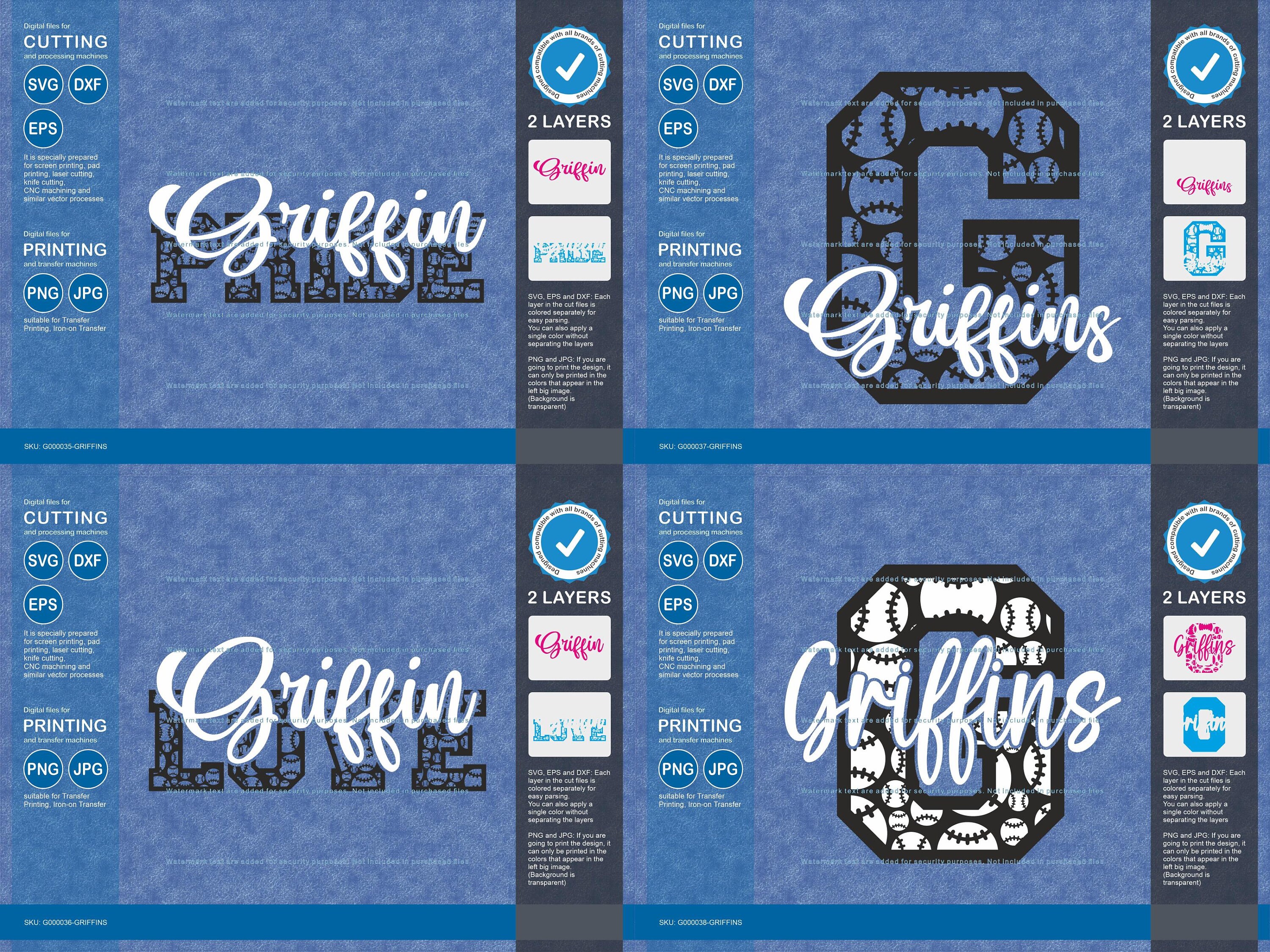 Griffins Svg, Griffin 20 Baseball Svg Mascot Designs Pack, Griffins Svg ...