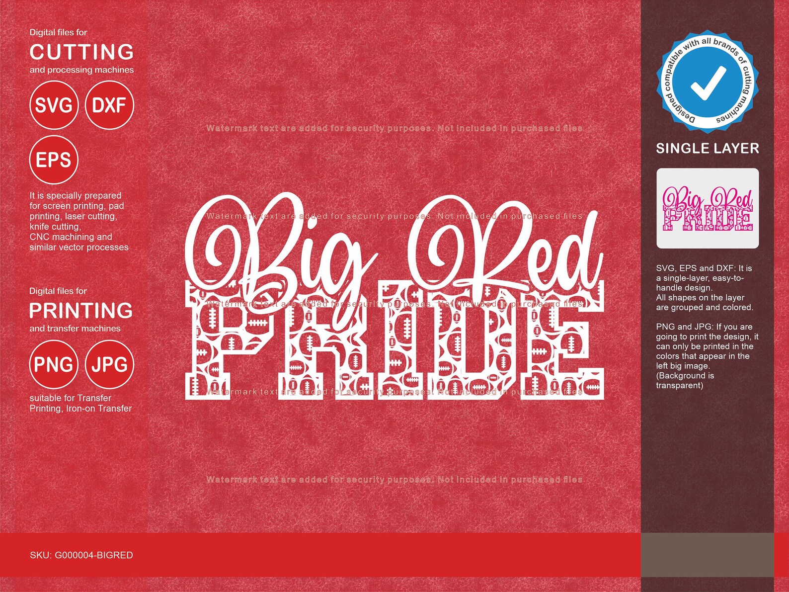 Big Red Svg, Big Red 9 Football Svg Mascot Designs Pack, Big Red Svg ...