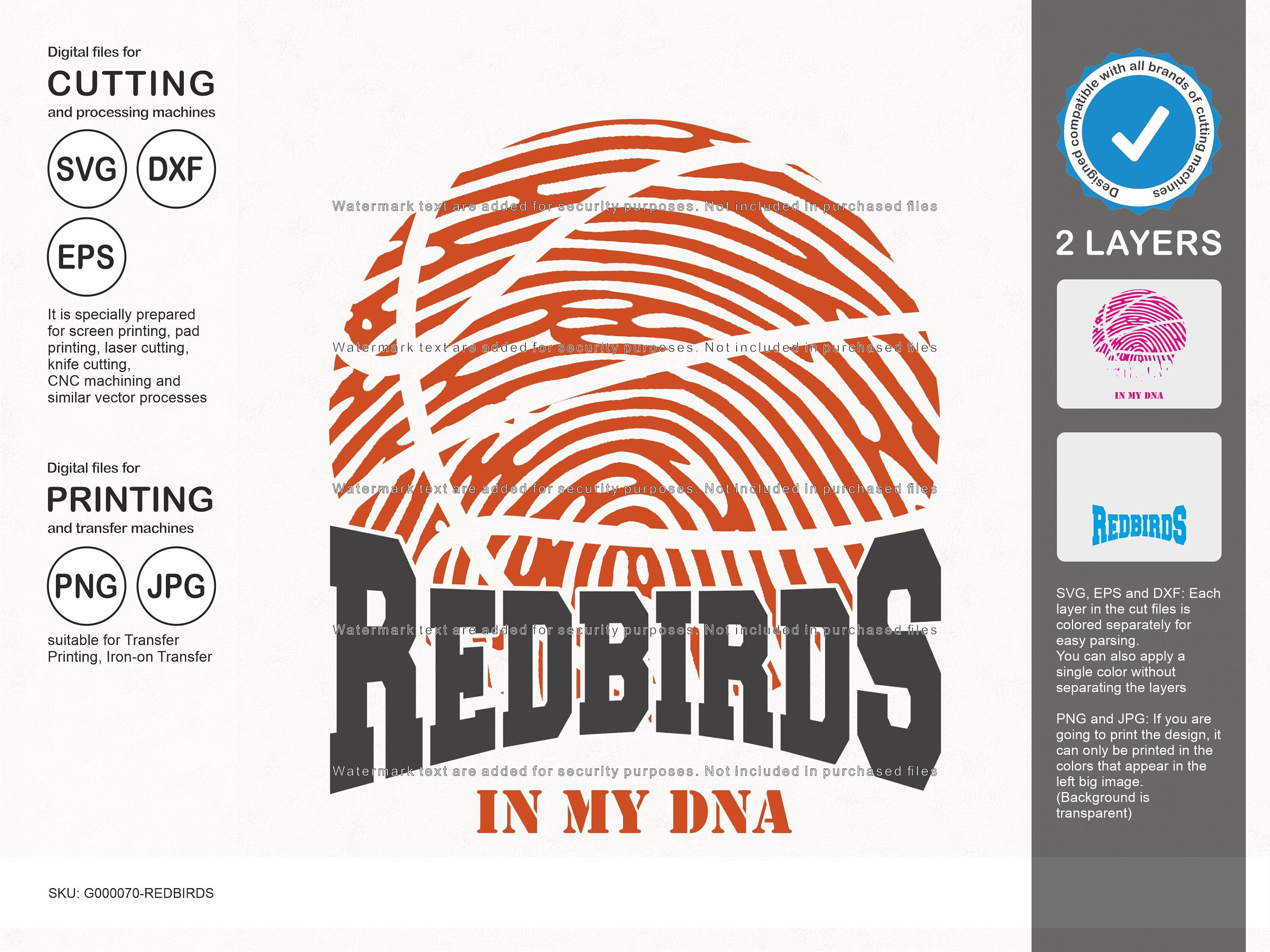 Redbirds Svg, Redbirds Basketball Svg, 9-pack Redbirds Svg Bundle, Cut ...