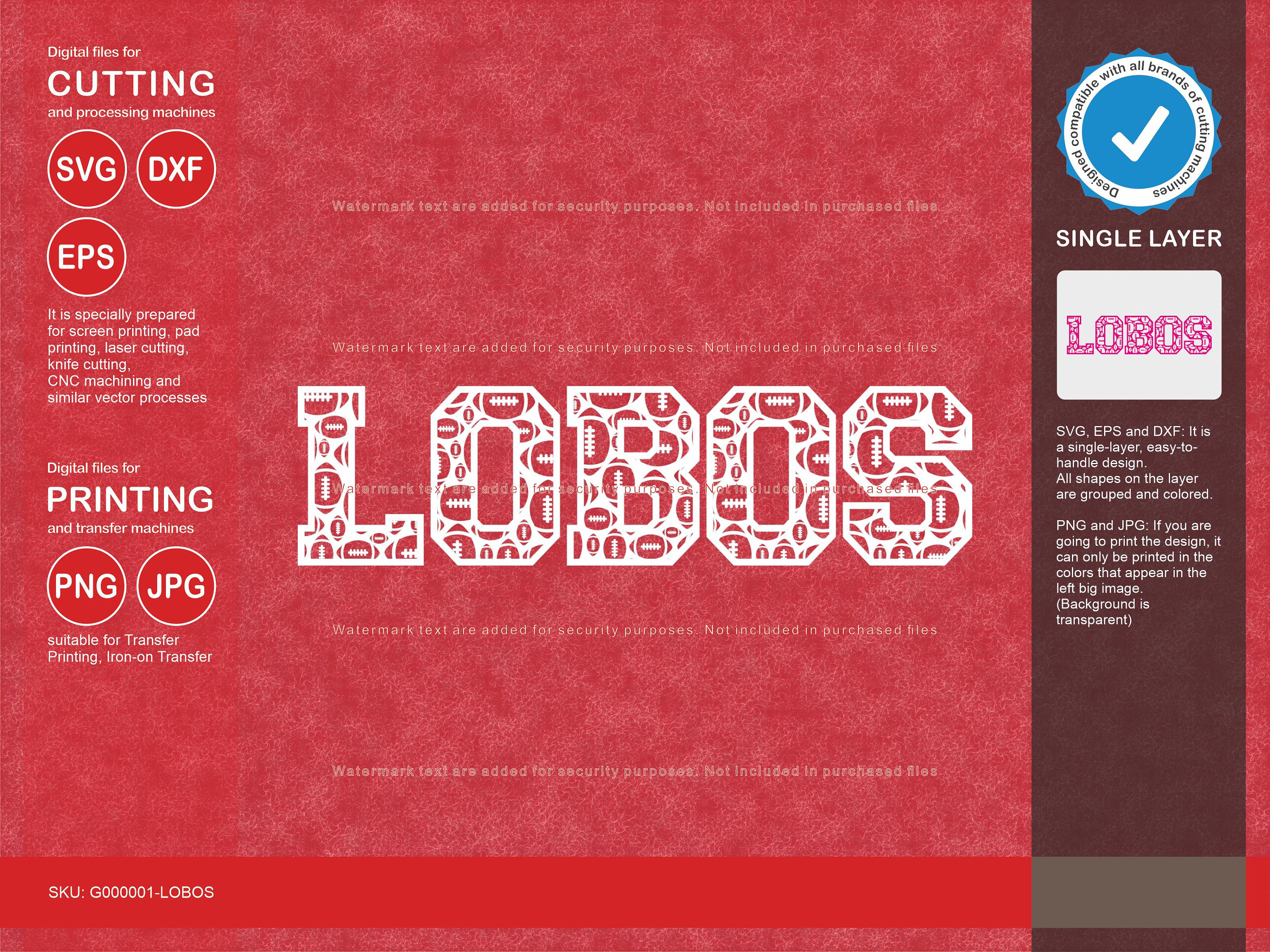 Lobos Svg, Lobo 9 Football Svg Mascot Designs Pack, Lobos Svg Cut Files ...