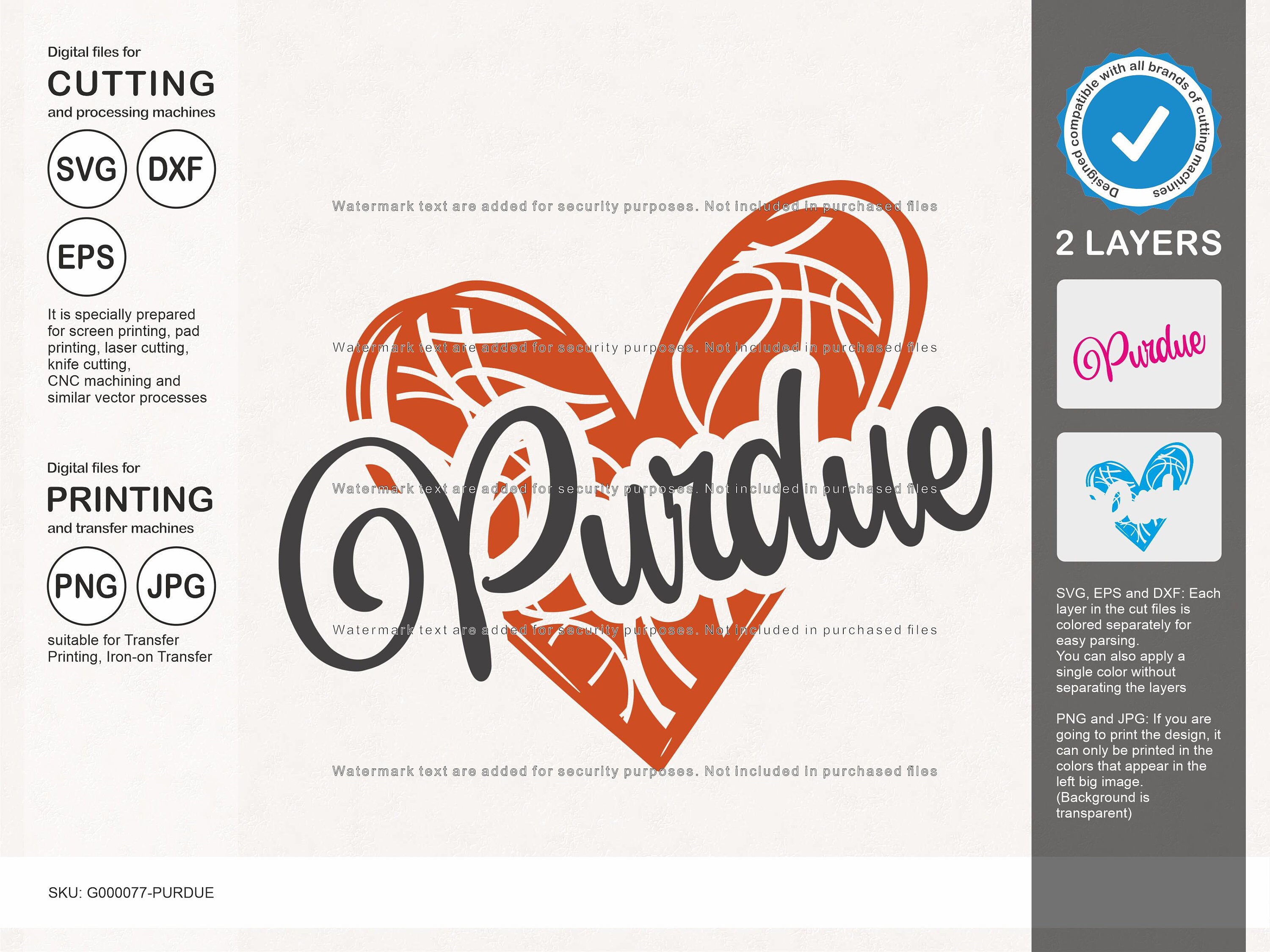 Purdue Svg, Purdue Basketball Svg, 9-pack Purdue Svg Bundle, Cut and ...