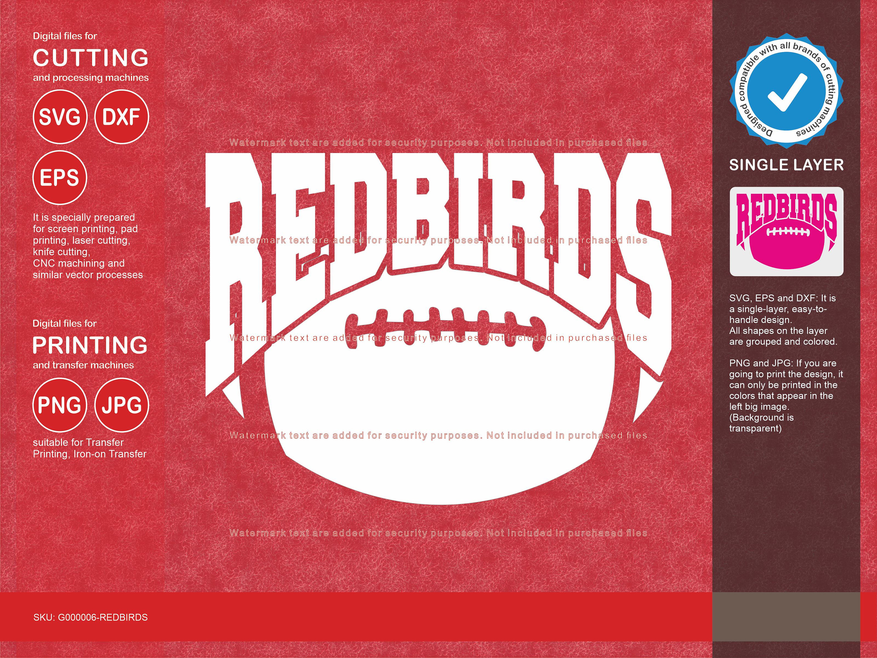Redbirds Svg, Redbird 9 Football Svg Mascot Designs Pack, Redbirds Svg ...