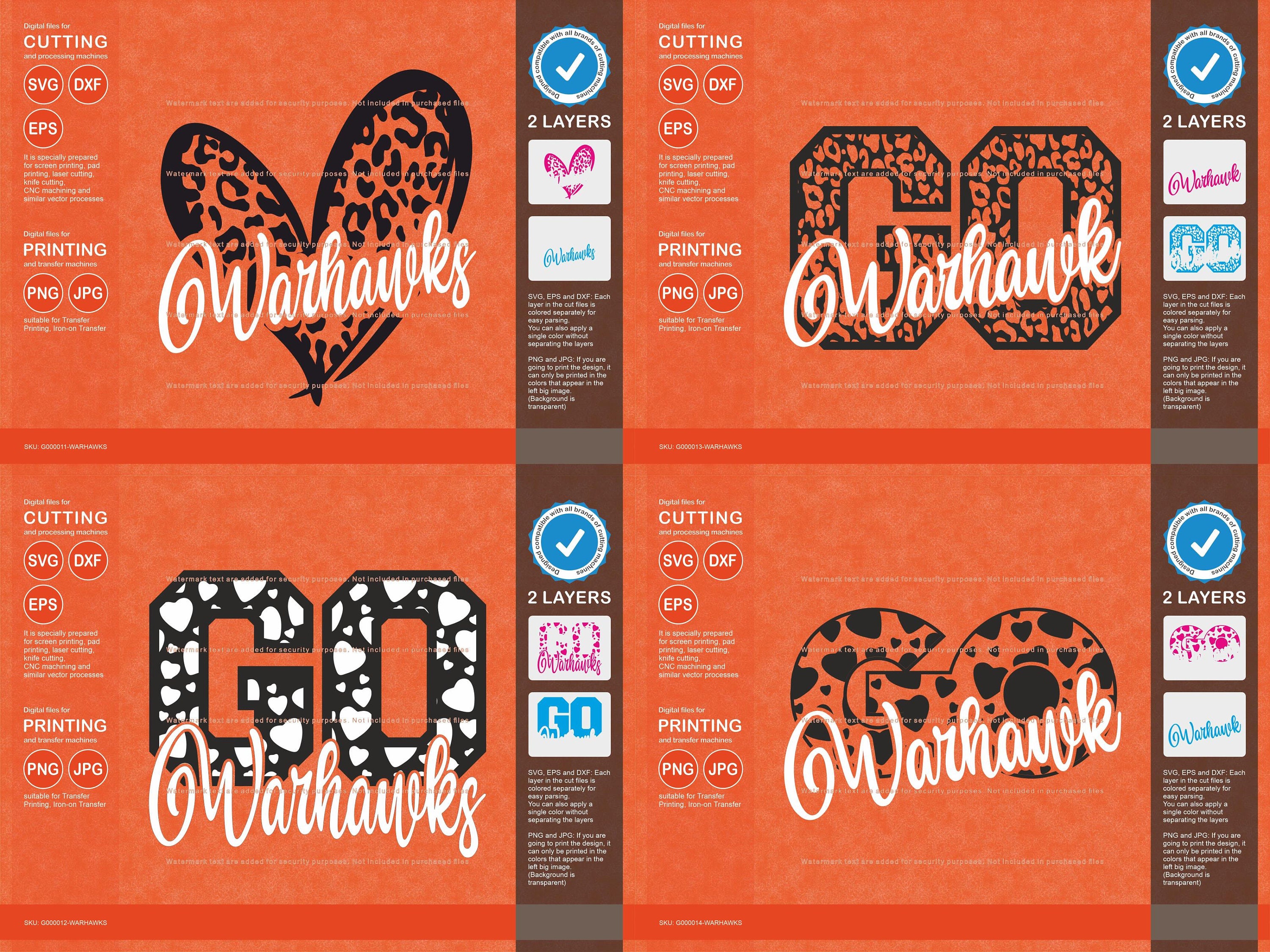 Warhawks Svg, Warhawk 12 Leopard Svg Mascot Designs Pack, Warhawks ...