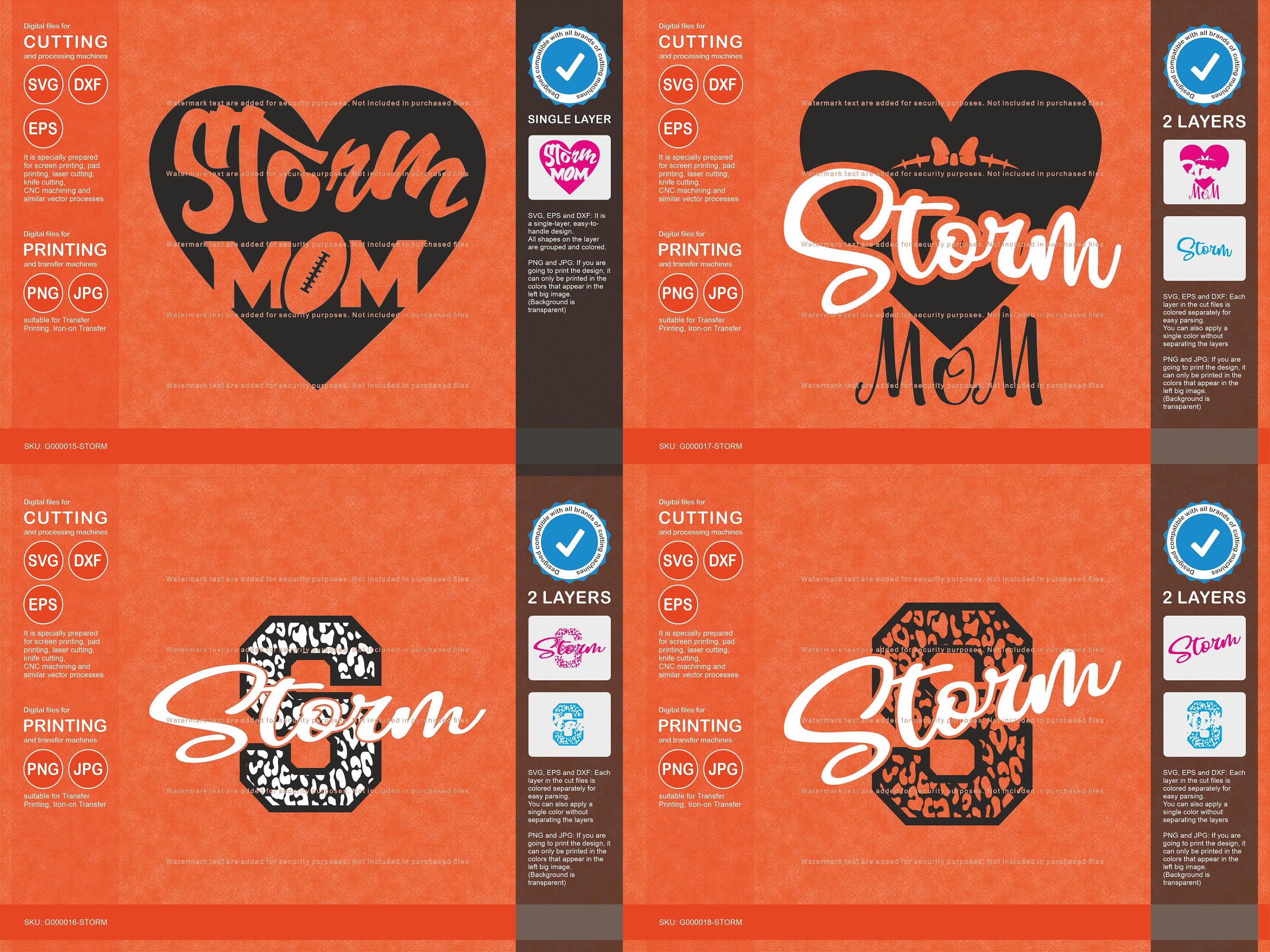 Storm Svg, Storm 12 Leopard Svg Mascot Designs Pack, Storm Leopard Svg ...