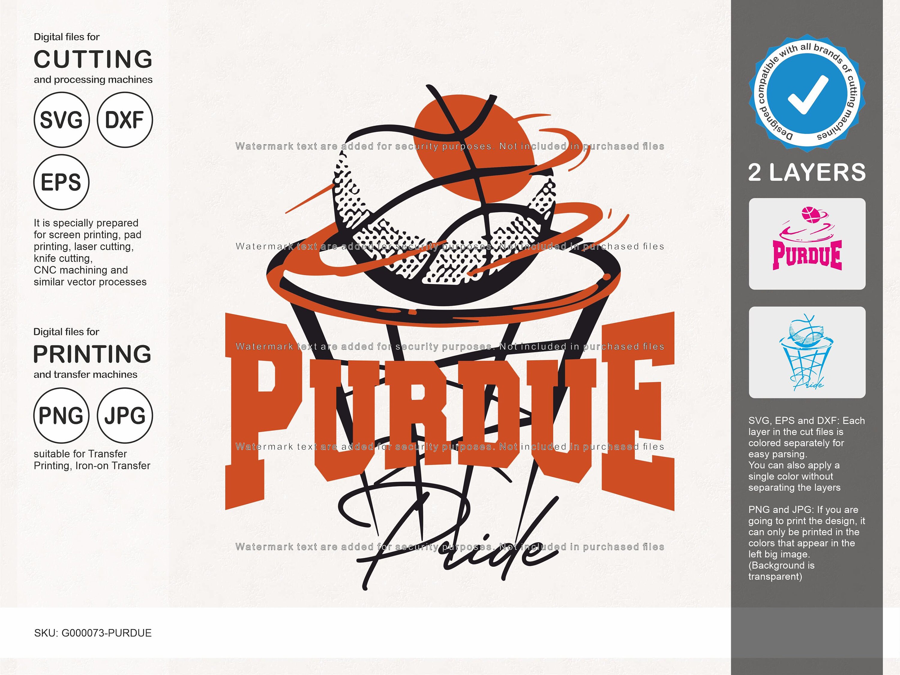 Purdue Svg, Purdue Basketball Svg, 9-pack Purdue Svg Bundle, Cut and ...