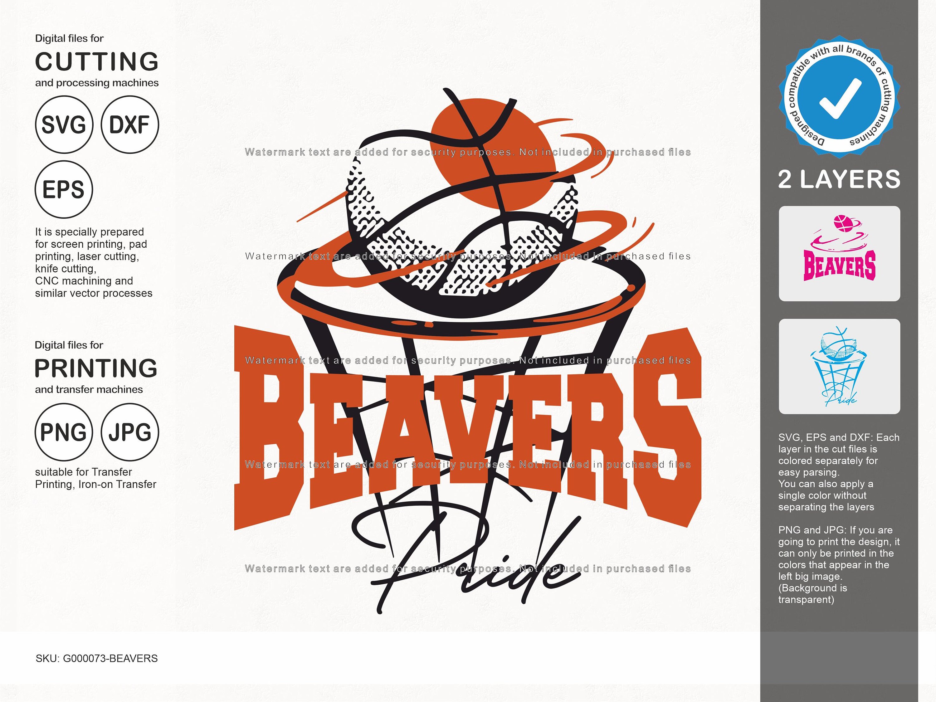 Beavers Svg, Beavers Basketball Svg, 9-pack Beavers Svg Bundle, Cut and ...