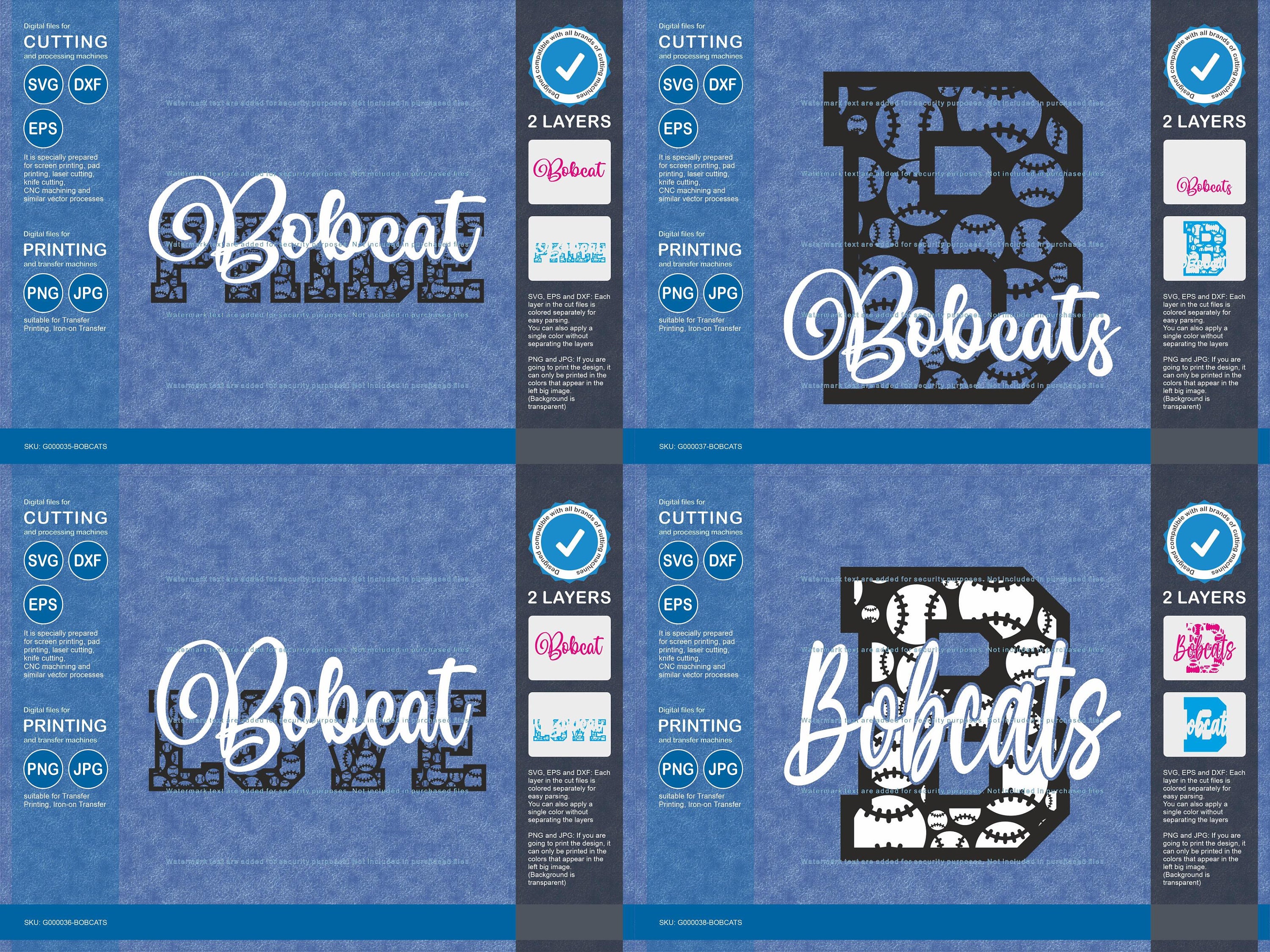 Bobcats Svg, Bobcat 20 Baseball Svg Mascot Designs Pack, Bobcats Svg ...