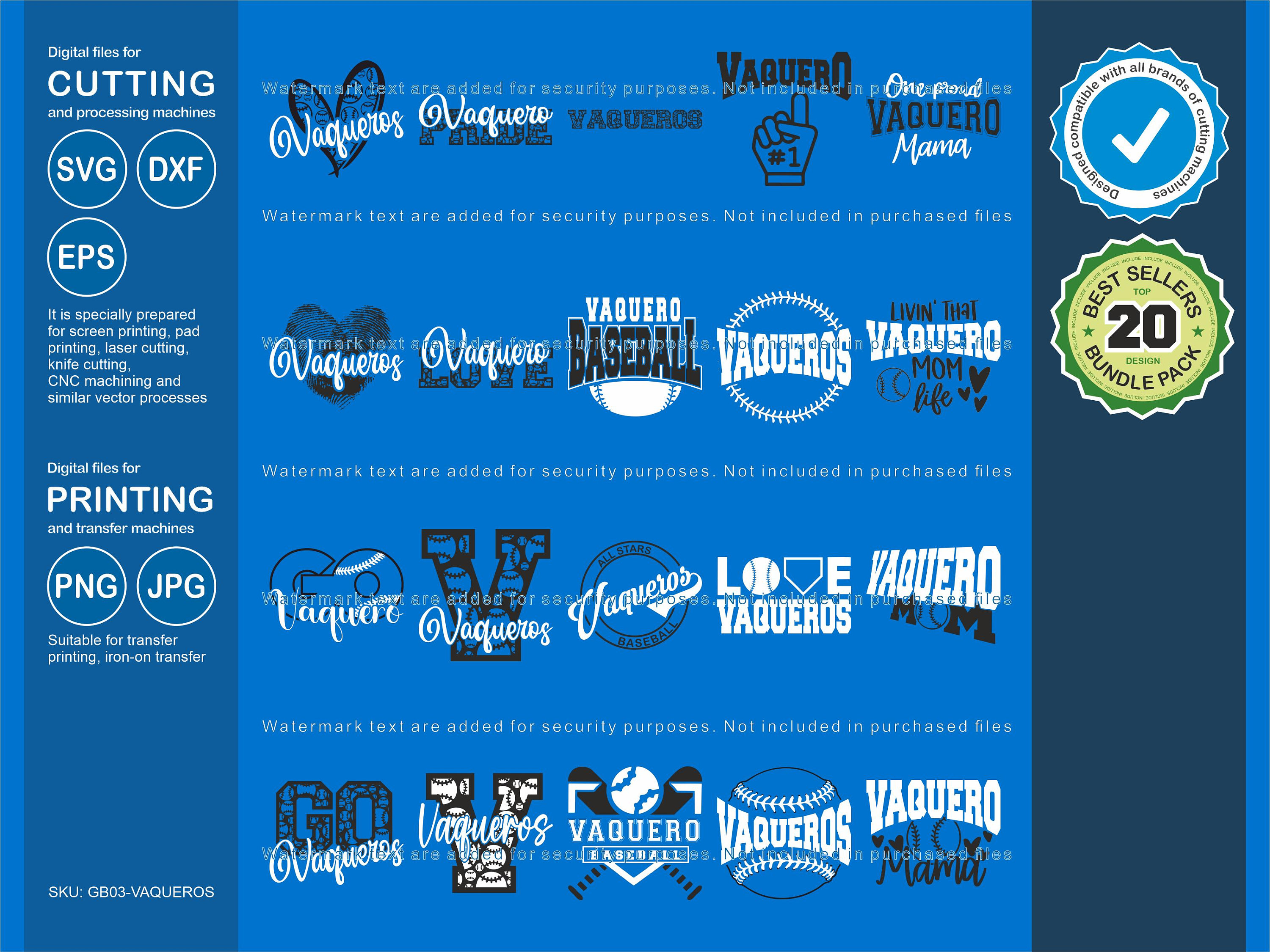 Vaqueros Svg, Vaquero 20 Baseball Svg Mascot Designs Pack, Vaqueros Svg ...