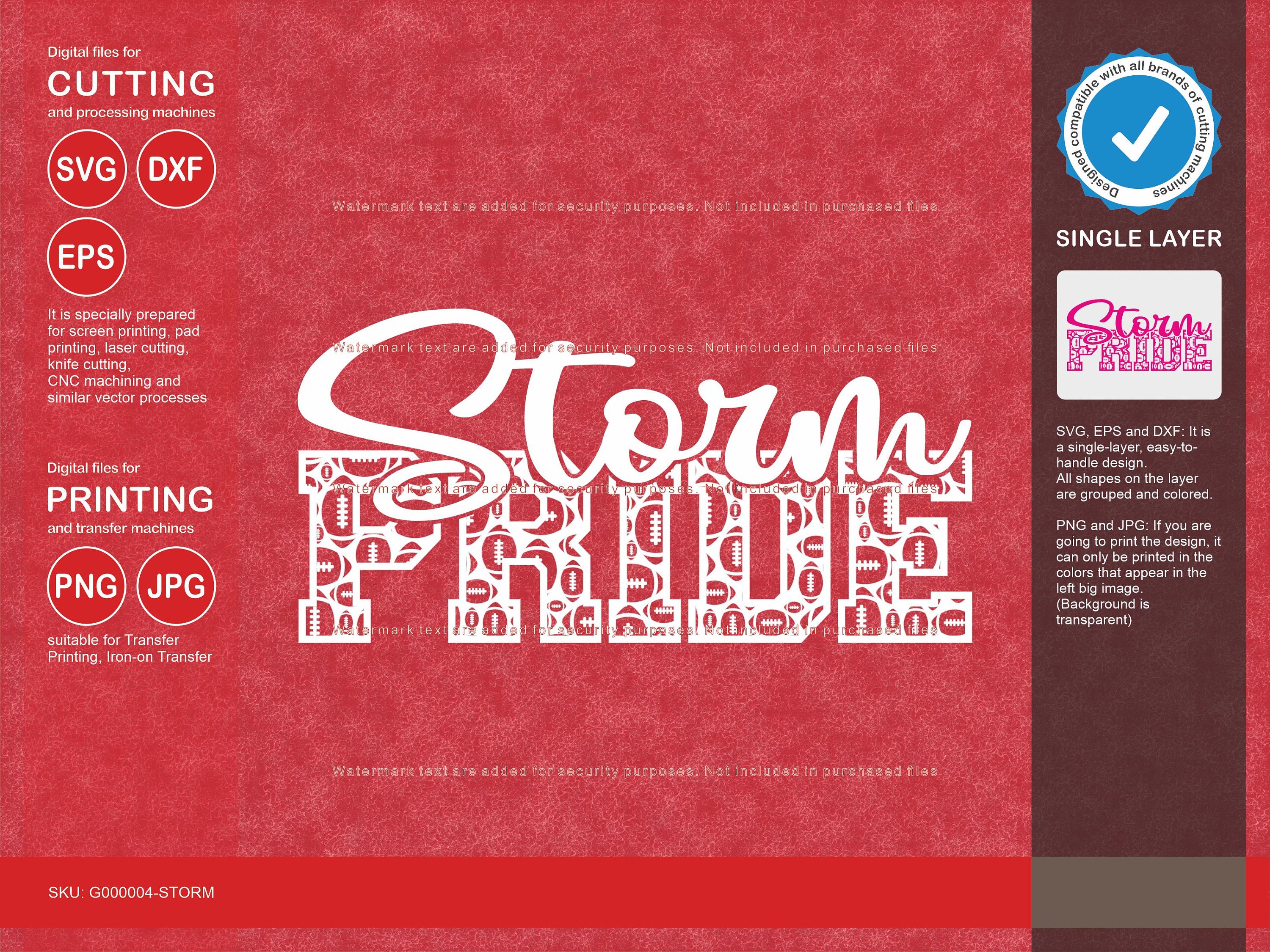 Storm Svg, Storm 9 Football Svg Mascot Designs Pack, Storm Svg Cut ...