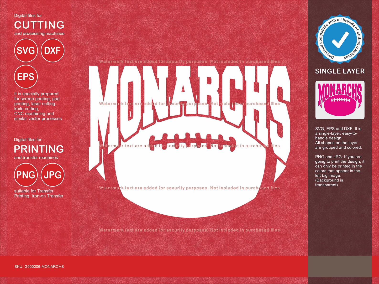 Monarchs Svg, Monarch 9 Football Svg Mascot Designs Pack, Monarchs Svg ...