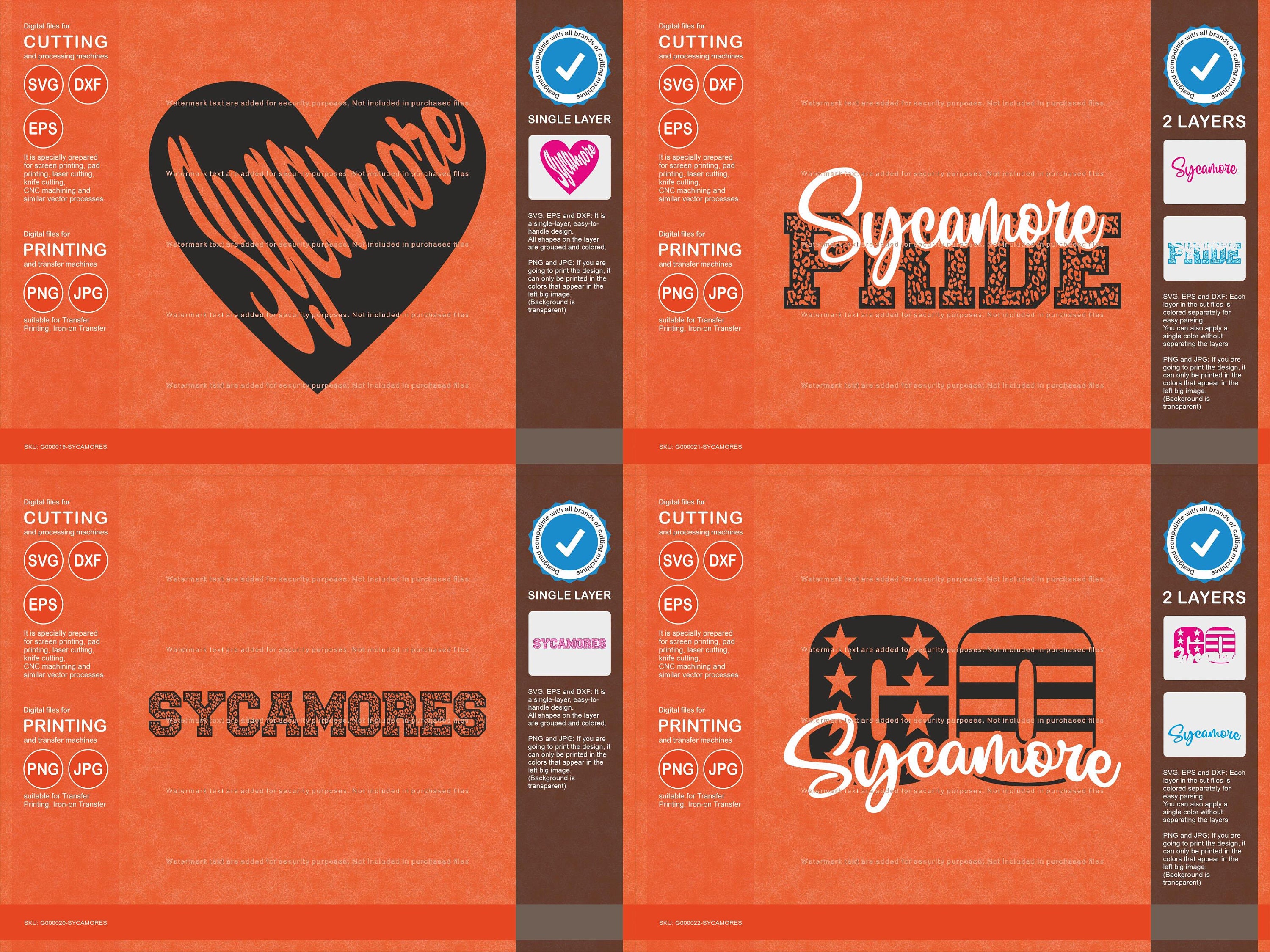 Sycamores Svg, Sycamore 12 Leopard Svg Mascot Designs Pack, Sycamores ...