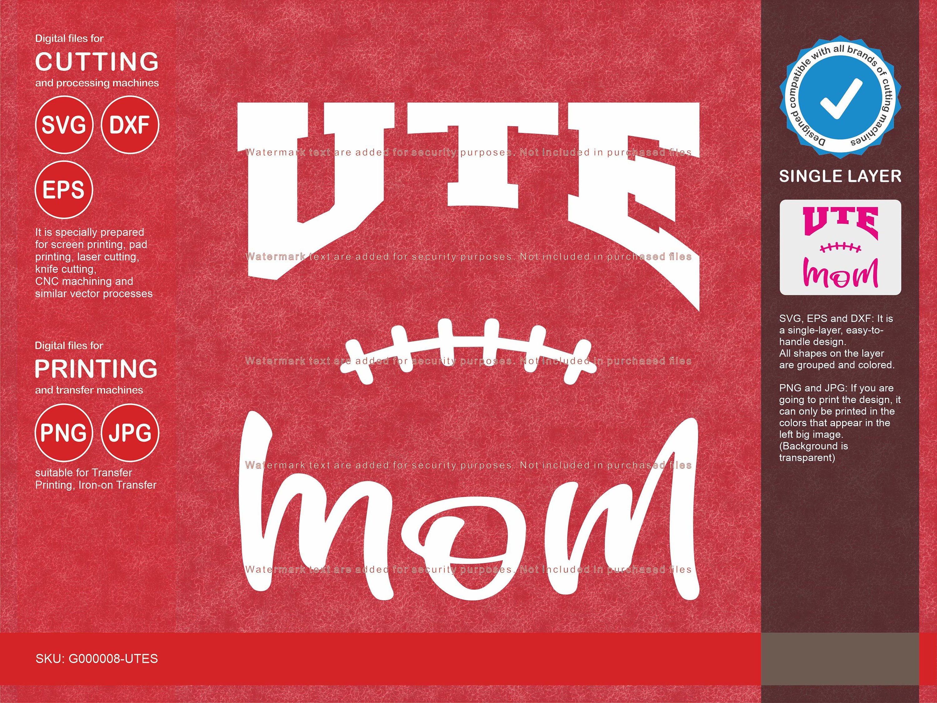 Utes Svg, Ute 9 Football Svg Mascot Designs Pack, Utes Svg Cut Files ...