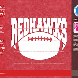 Redhawks Svg, Redhawk 9 Football Svg Mascot Designs Pack, Redhawks Svg ...
