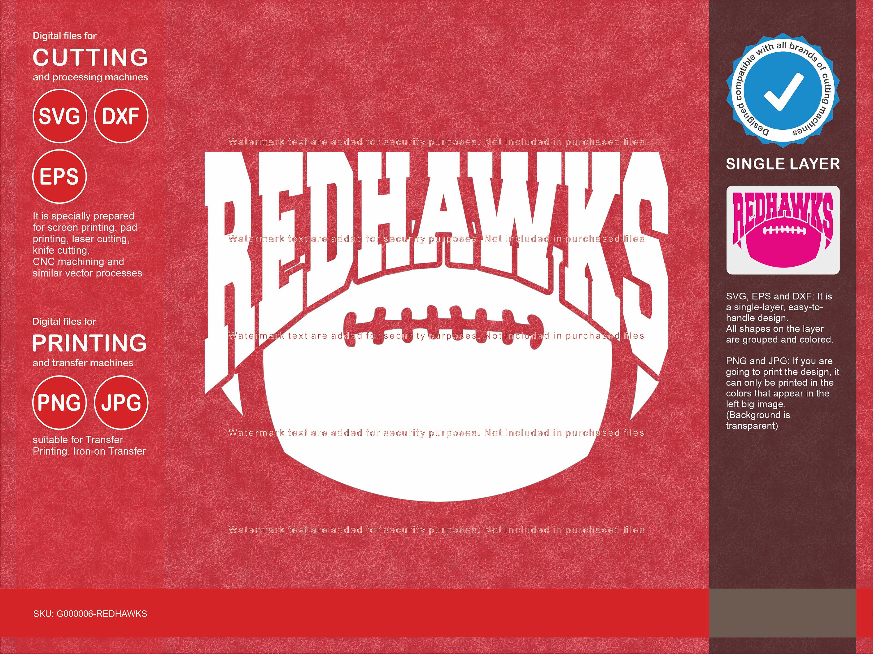 Redhawks Svg, Redhawk 9 Football Svg Mascot Designs Pack, Redhawks Svg ...