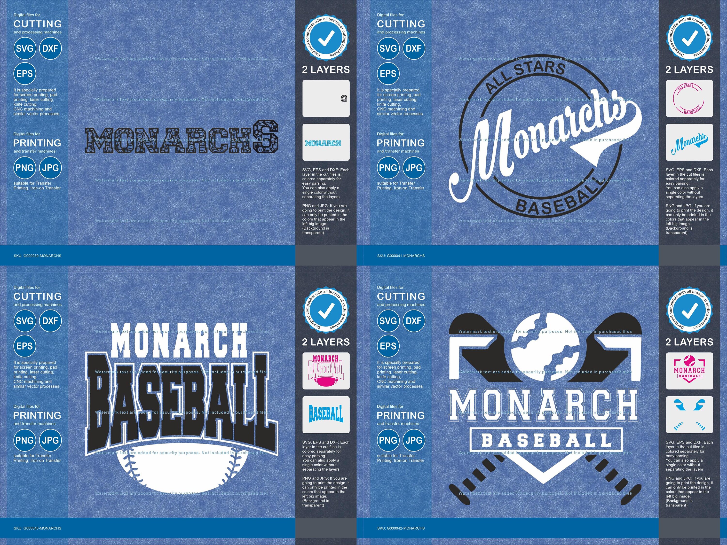 Monarchs Svg, Monarch 20 Baseball Svg Mascot Designs Pack, Monarchs Svg ...