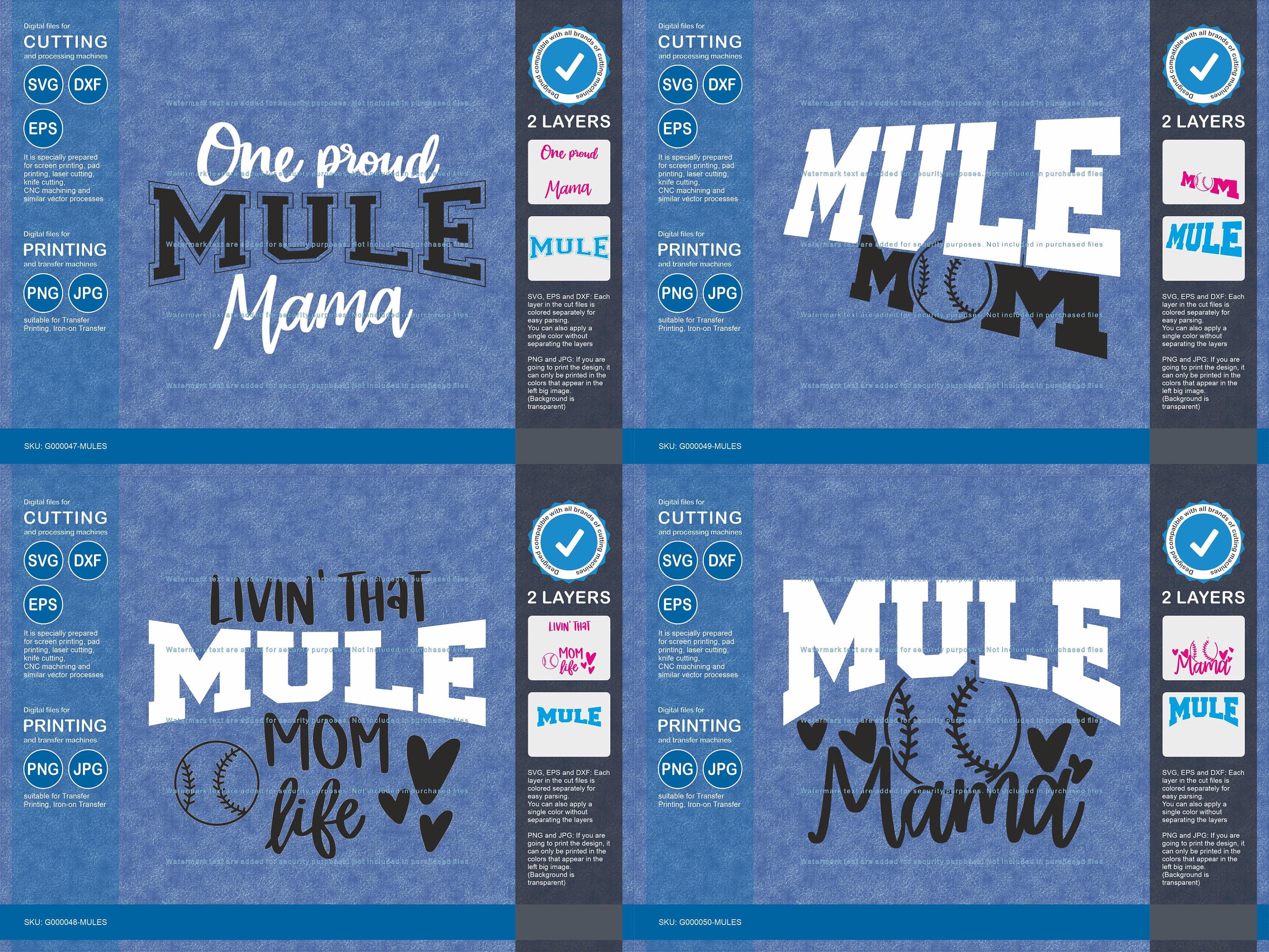 Mules Svg, Mule 20 Baseball Svg Mascot Designs Pack, Mules Svg Cut ...