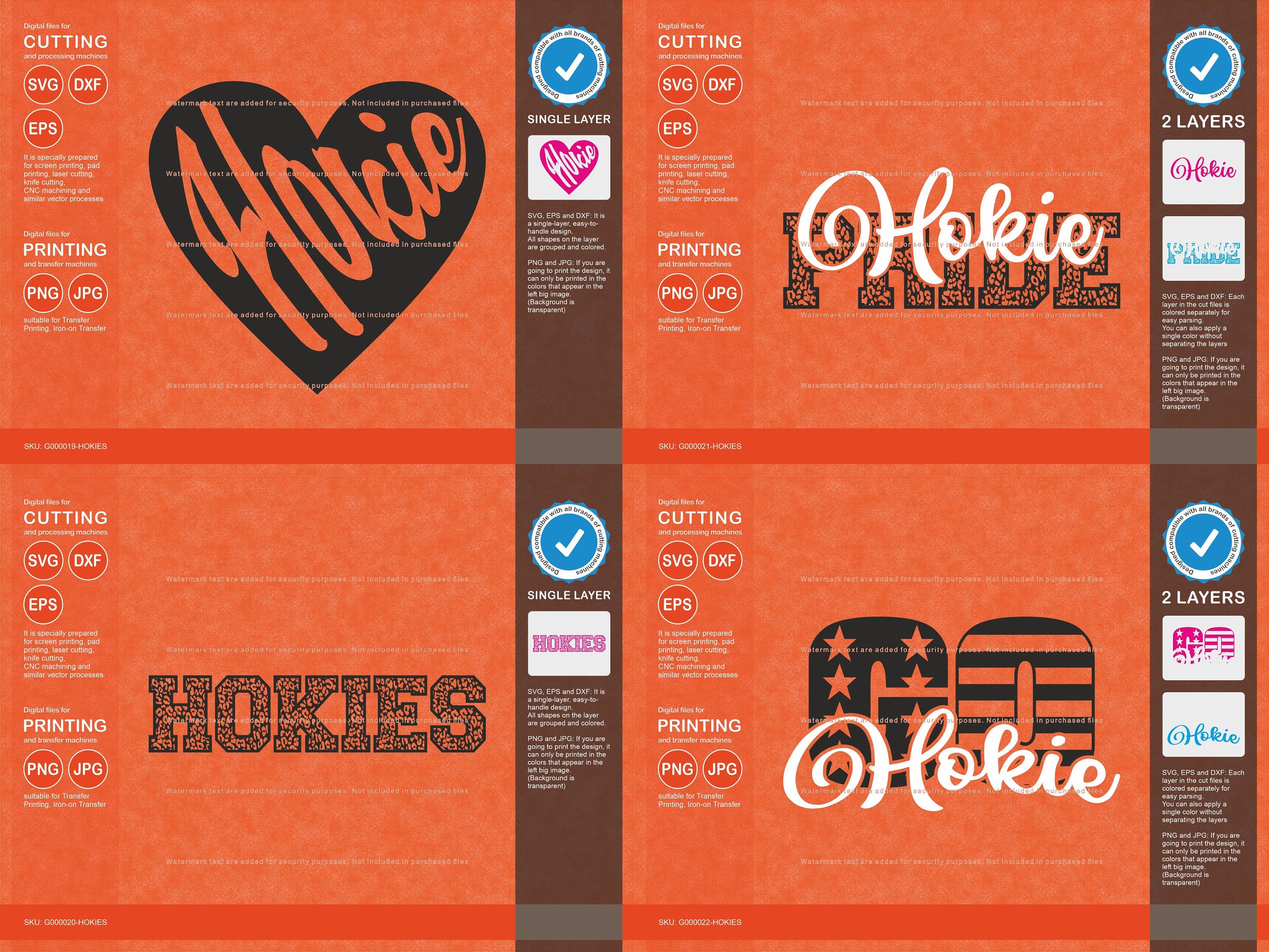 Hokies Svg, Hokie 12 Leopard Svg Mascot Designs Pack, Hokies Leopard ...