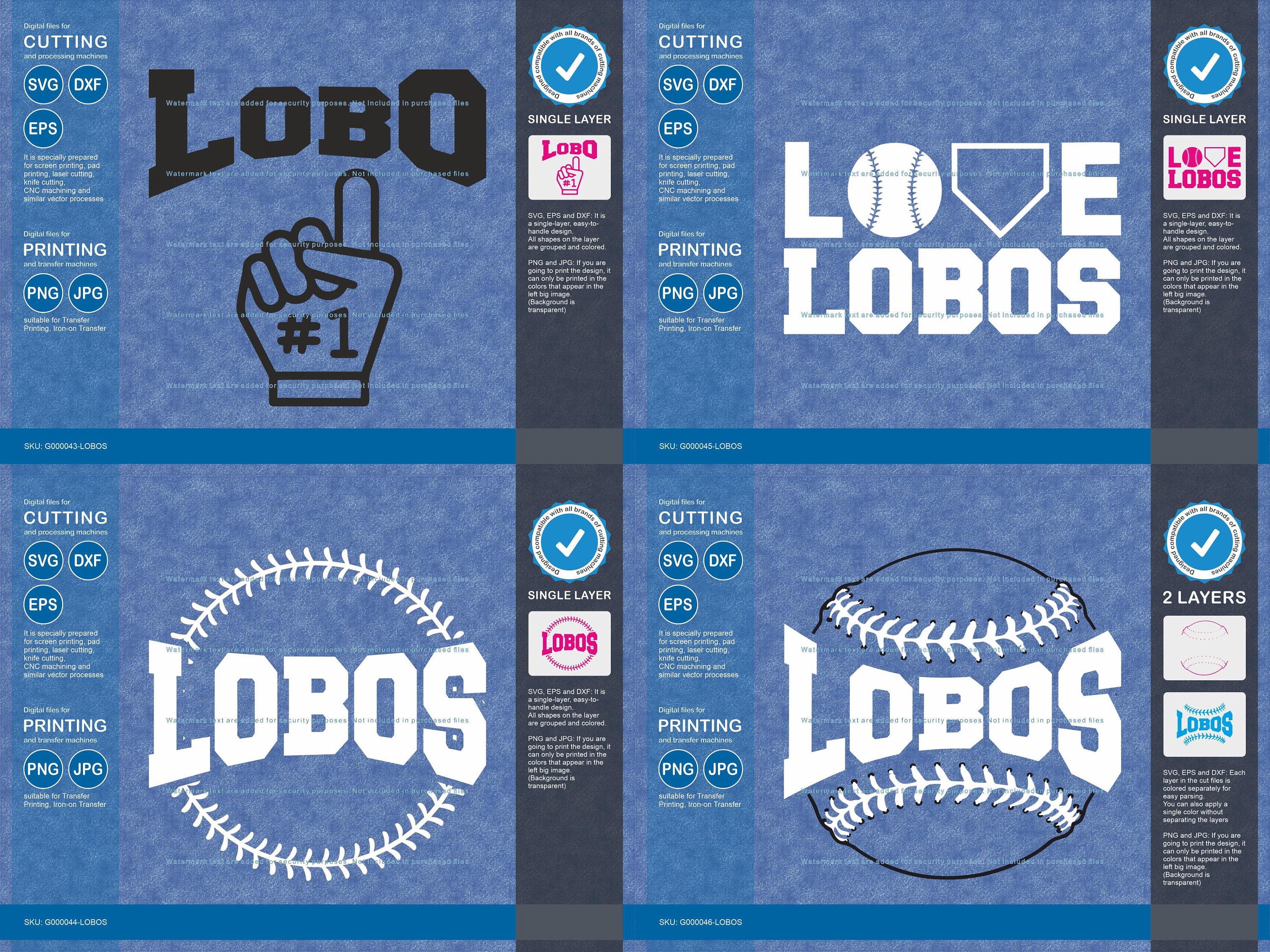 Lobos Svg, Lobo 20 Baseball Svg Mascot Designs Pack, Lobos Svg Cut ...