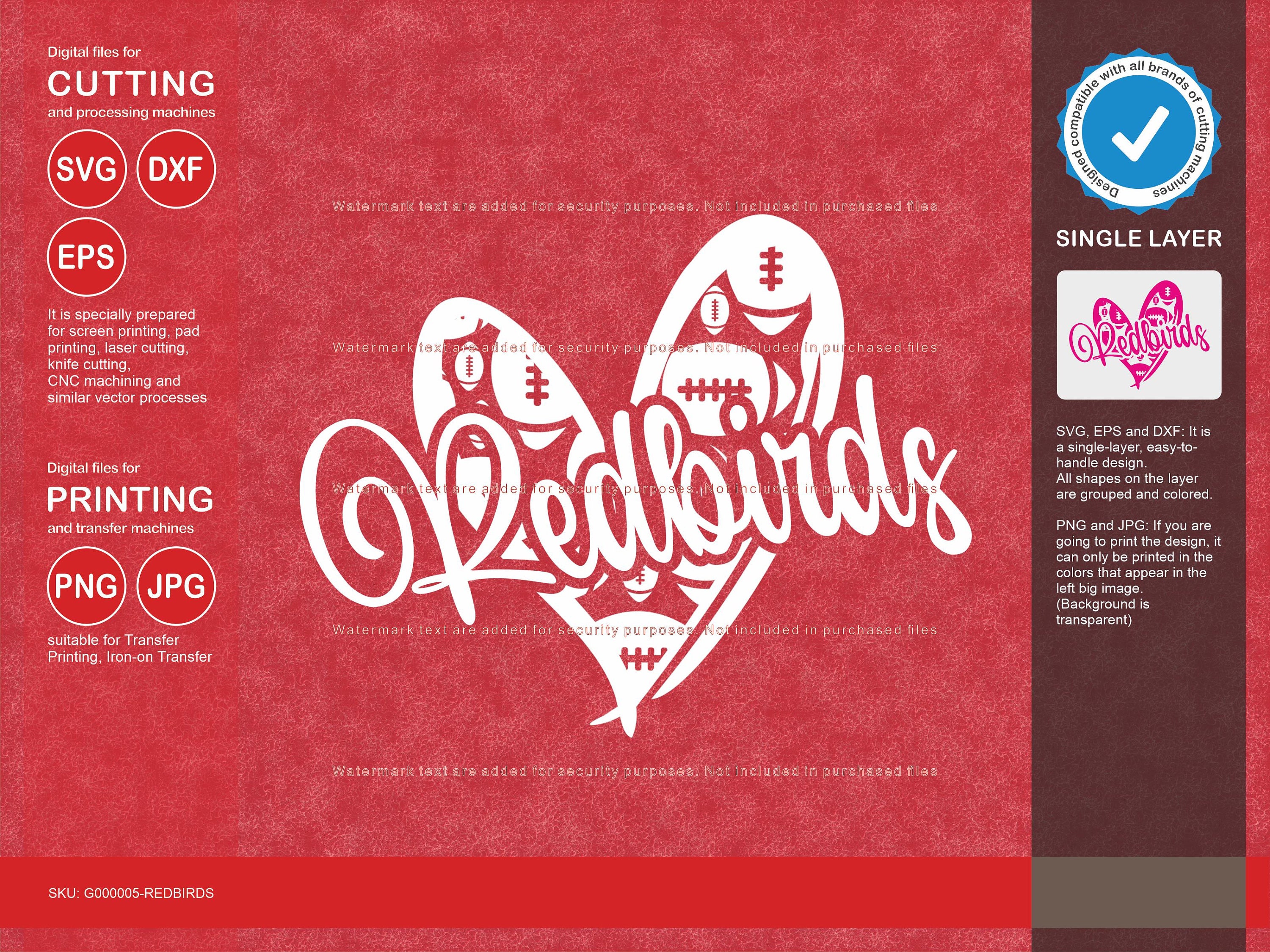 Redbirds Svg, Redbird 9 Football Svg Mascot Designs Pack, Redbirds Svg ...