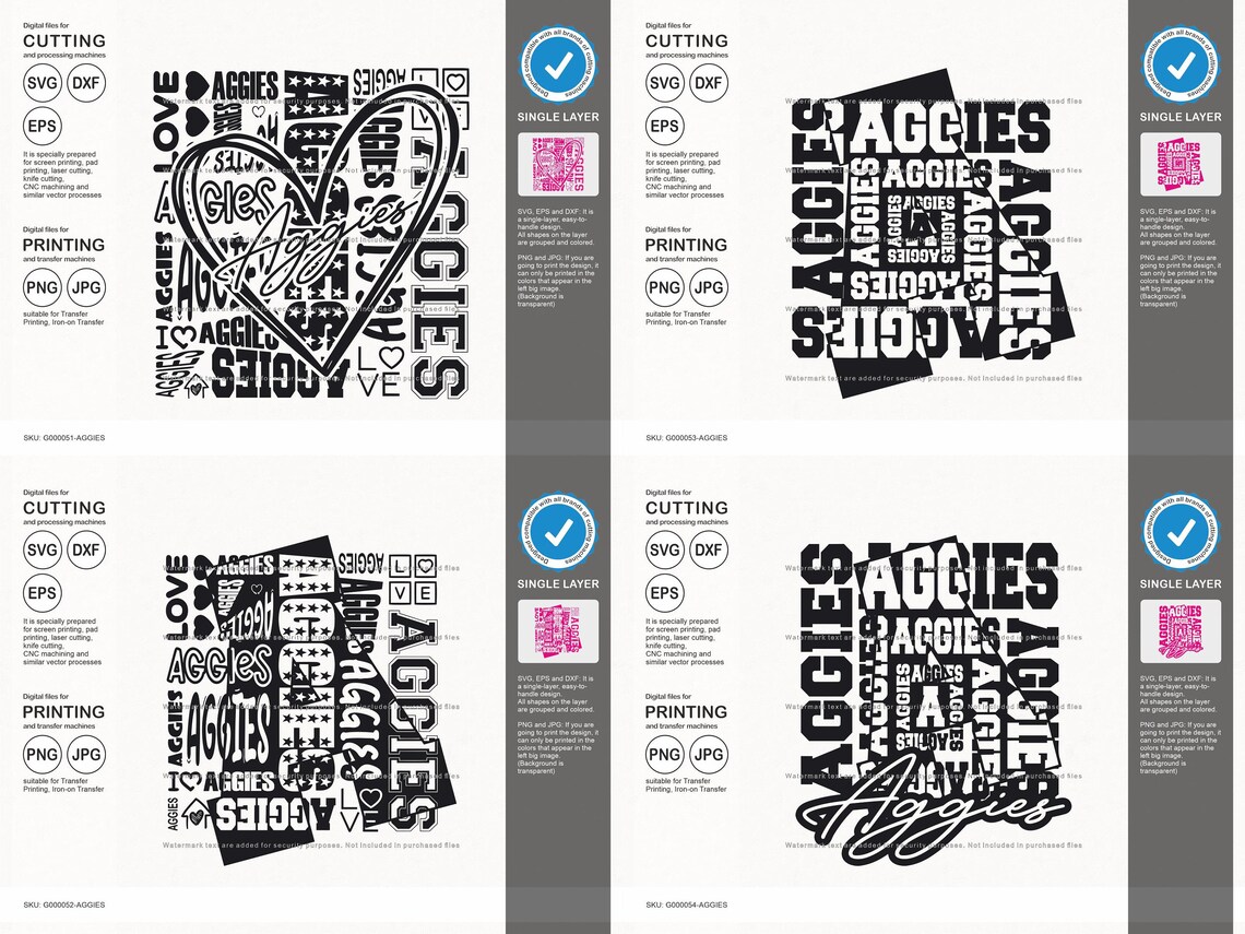 Aggies Svg Aggie 12 Typography Svg Mascot Designs Pack - Etsy