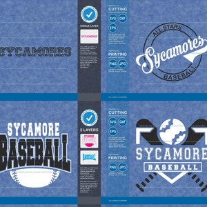 Sycamores Svg, Sycamore 20 Baseball Svg Mascot Designs Pack, Sycamores ...