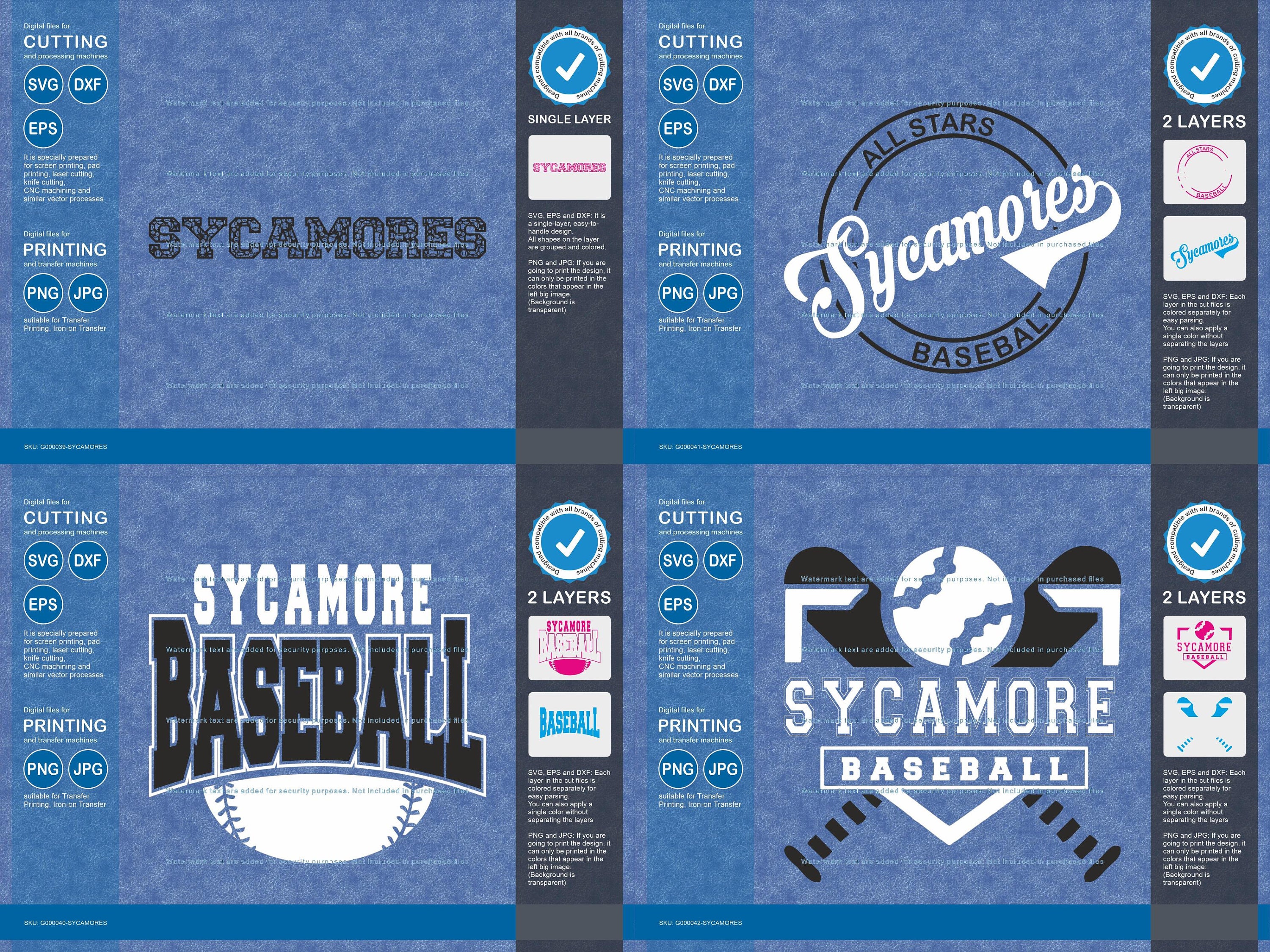 Sycamores Svg, Sycamore 20 Baseball Svg Mascot Designs Pack, Sycamores ...