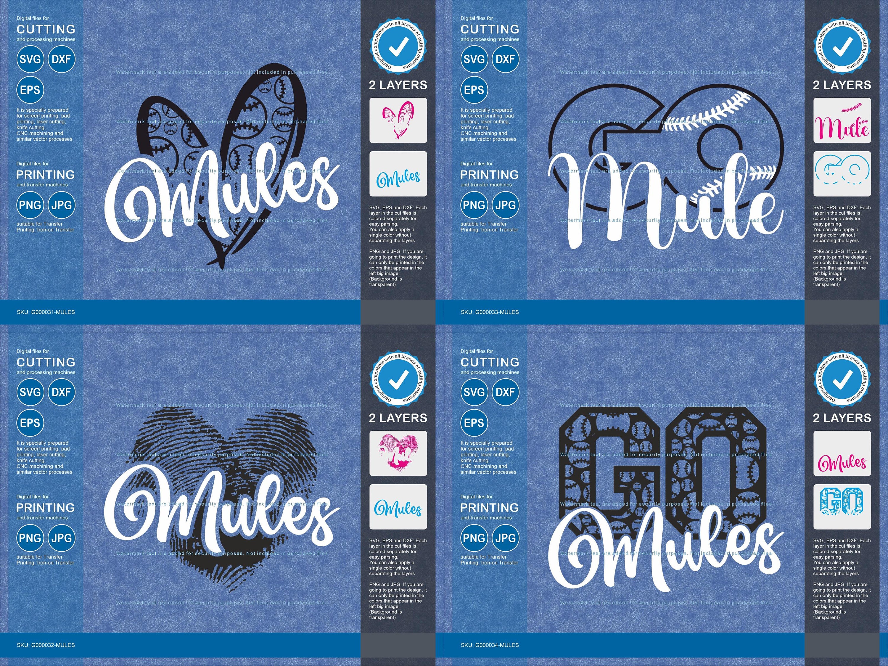 Mules Svg, Mule 20 Baseball Svg Mascot Designs Pack, Mules Svg Cut ...