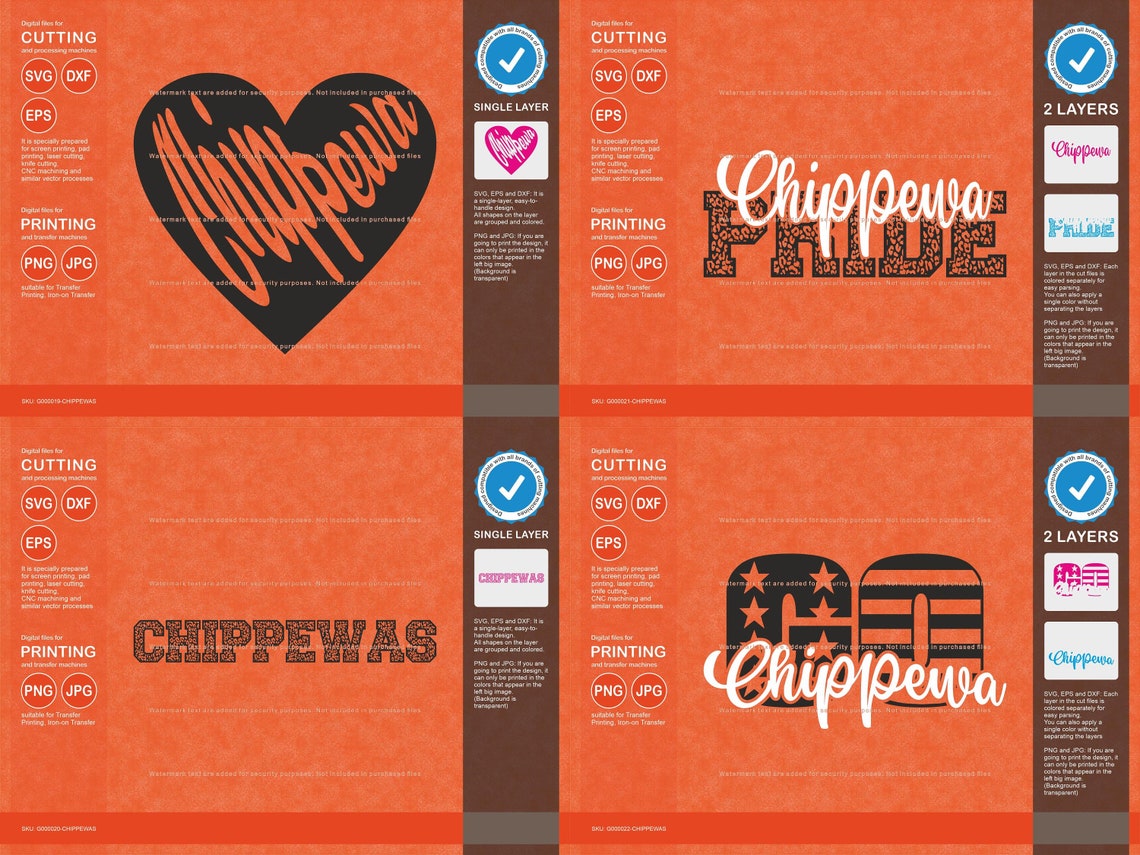 Chippewas Svg, Chippewa 12 Leopard Svg Mascot Designs Pack, Chippewas ...