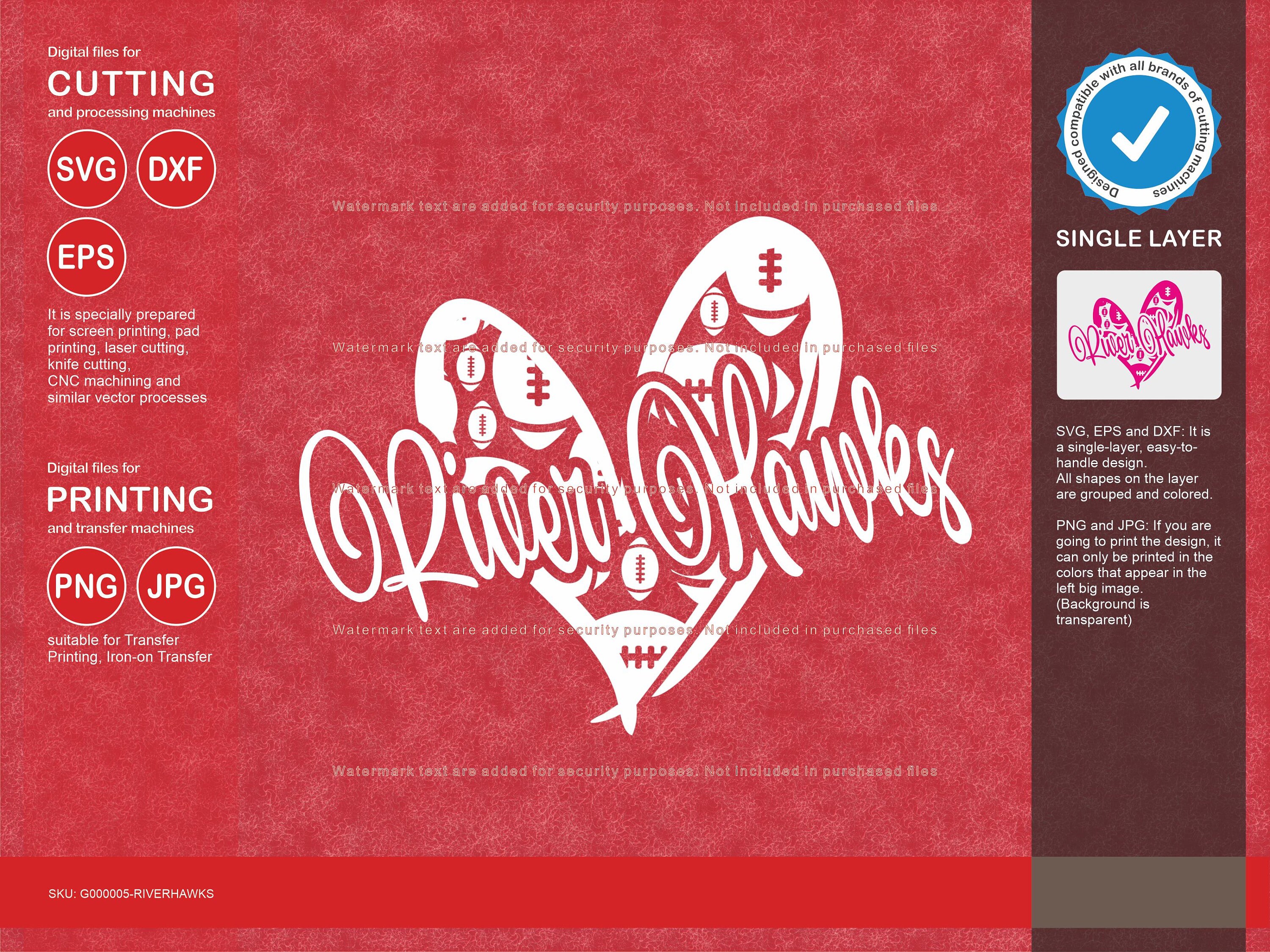 River Hawks Svg River Hawk 9 Football Svg Mascot Designs - Etsy