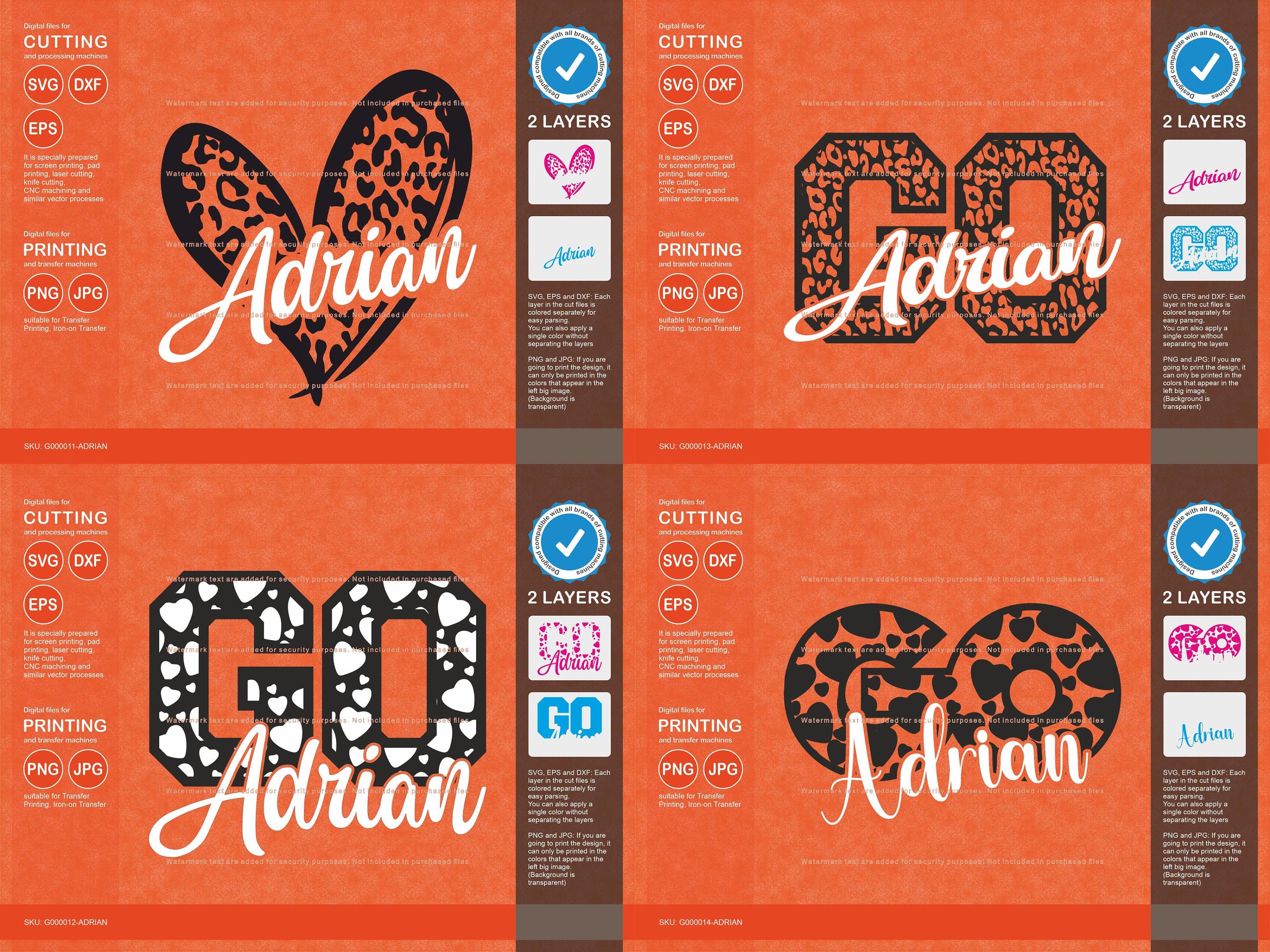 Adrian Svg, Adrian 12 Leopard Svg Mascot Designs Pack, Adrian Leopard ...