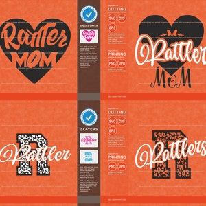 Rattlers Svg, Rattler 12 Leopard Svg Mascot Designs Pack, Rattlers ...