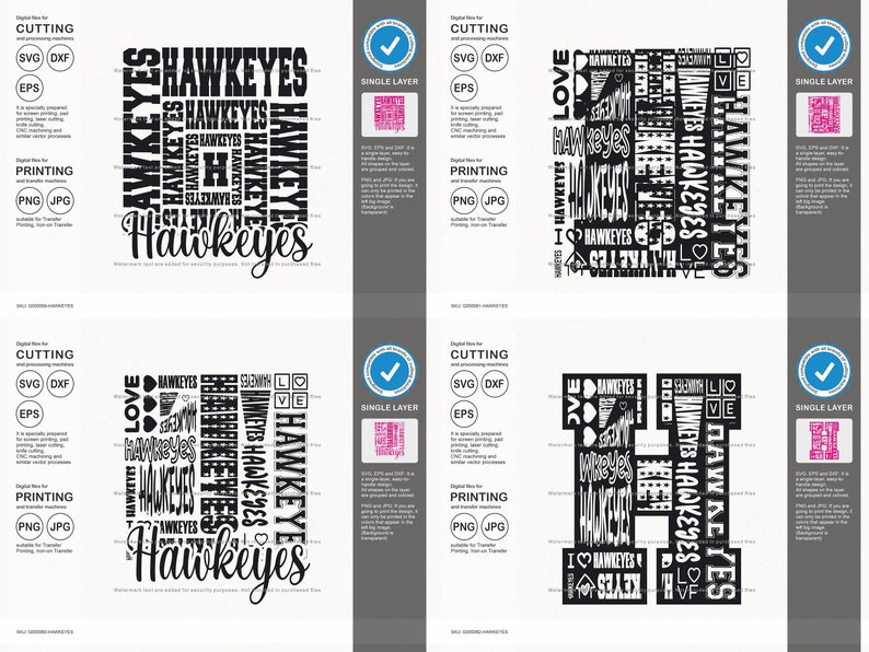 Hawkeyes Svg, Hawkeye 12 Typography Svg Mascot Designs Pack, Hawkeyes ...