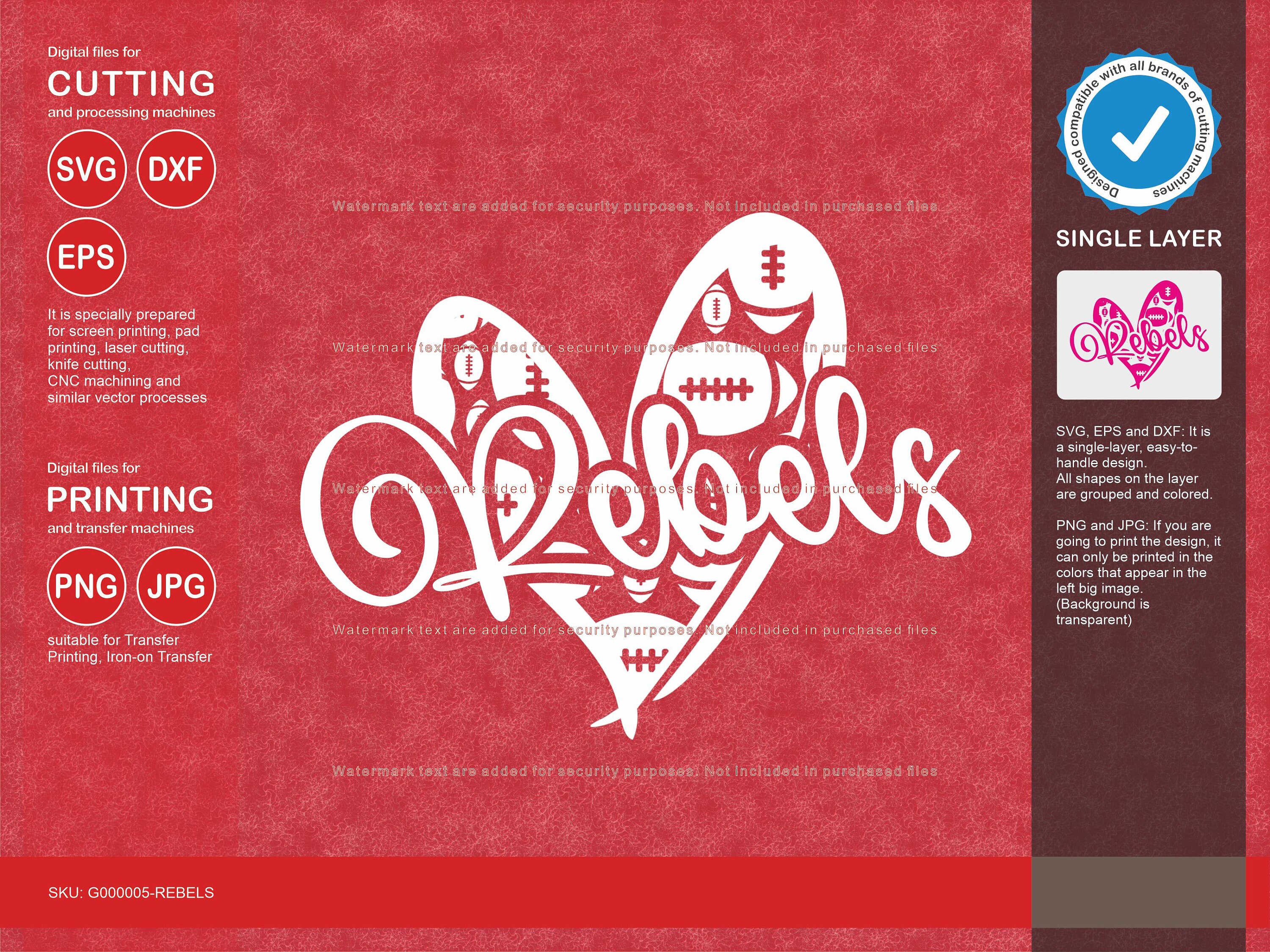 Rebels Svg, Rebel 9 Football Svg Mascot Designs Pack, Rebels Svg Cut ...