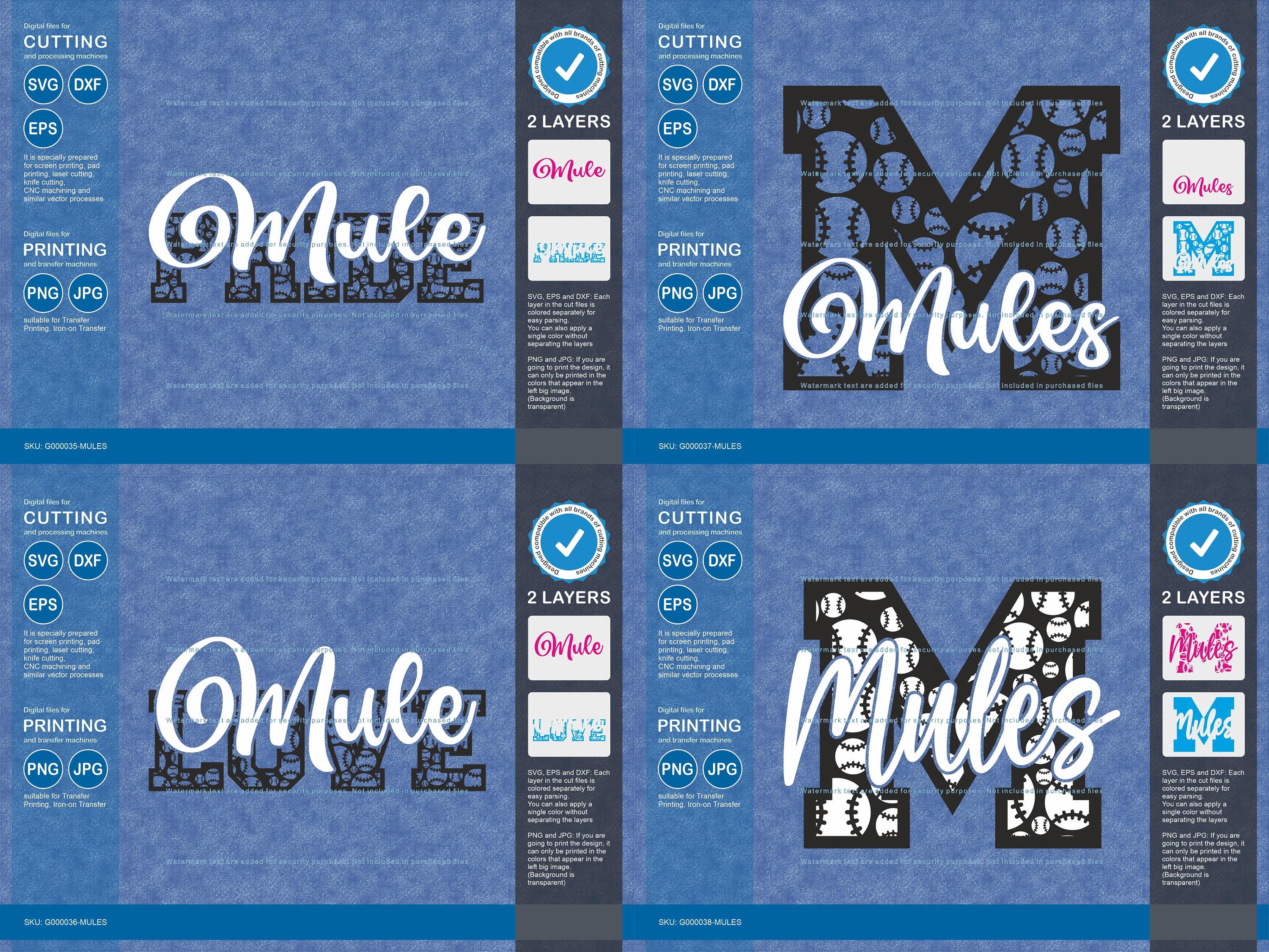 Mules Svg, Mule 20 Baseball Svg Mascot Designs Pack, Mules Svg Cut ...