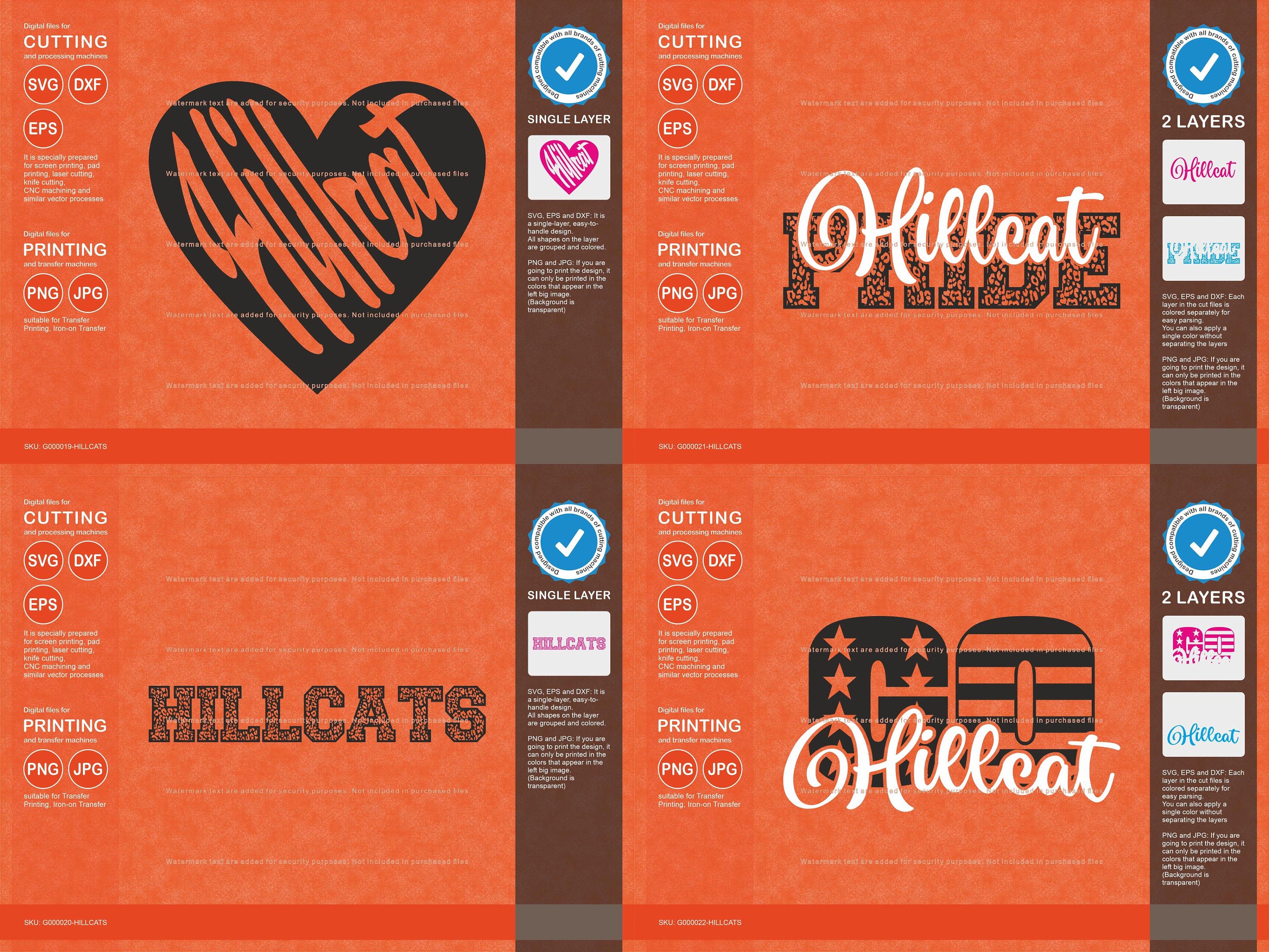 Hillcats Svg, Hillcat 12 Leopard Svg Mascot Designs Pack, Hillcats ...