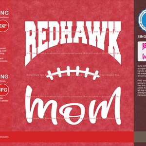 Redhawks Svg, Redhawk 9 Football Svg Mascot Designs Pack, Redhawks Svg ...