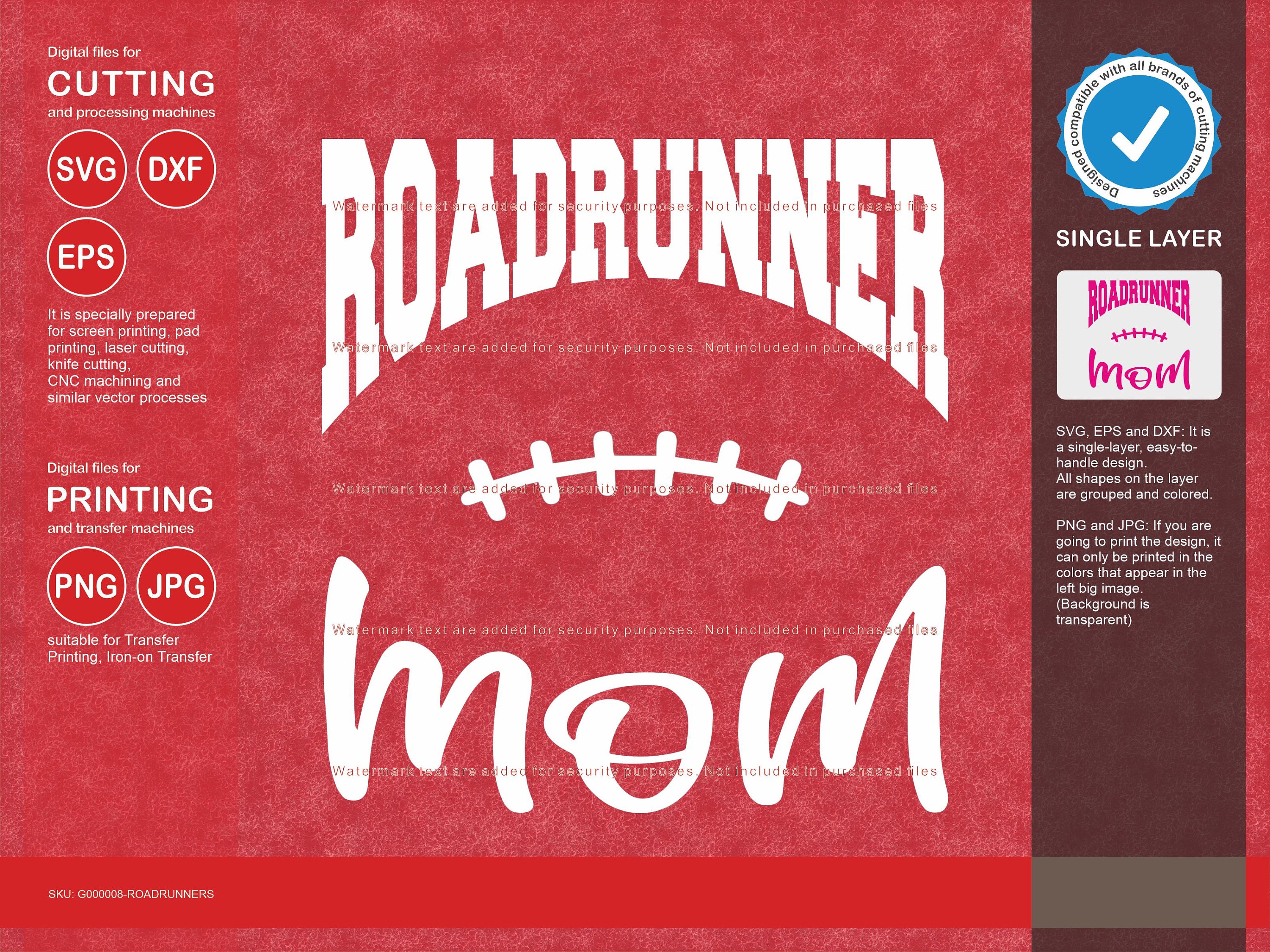 Roadrunners Svg, Roadrunner 9 Football Svg Mascot Designs Pack ...