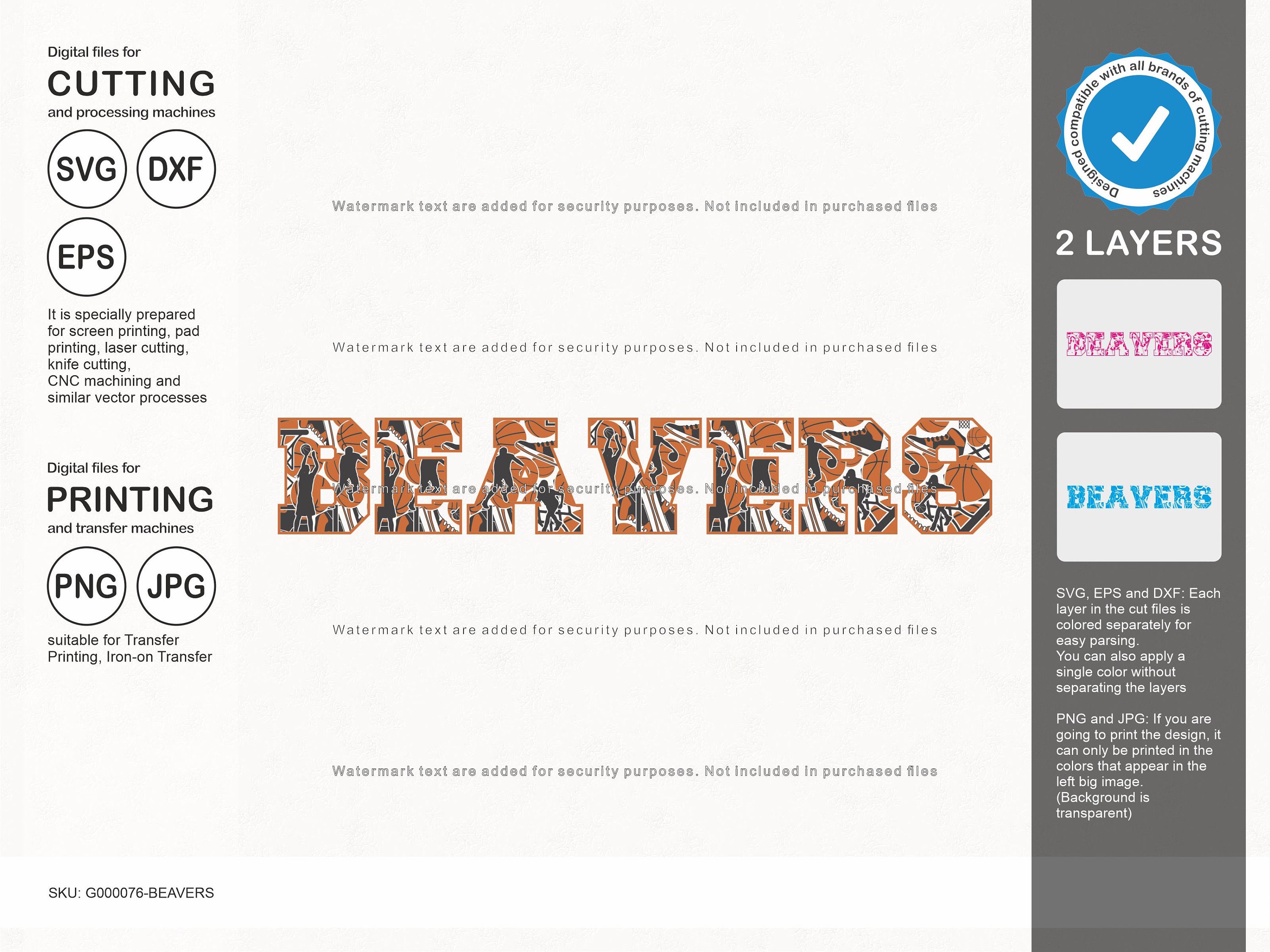 Beavers Svg, Beavers Basketball Svg, 9-pack Beavers Svg Bundle, Cut and ...