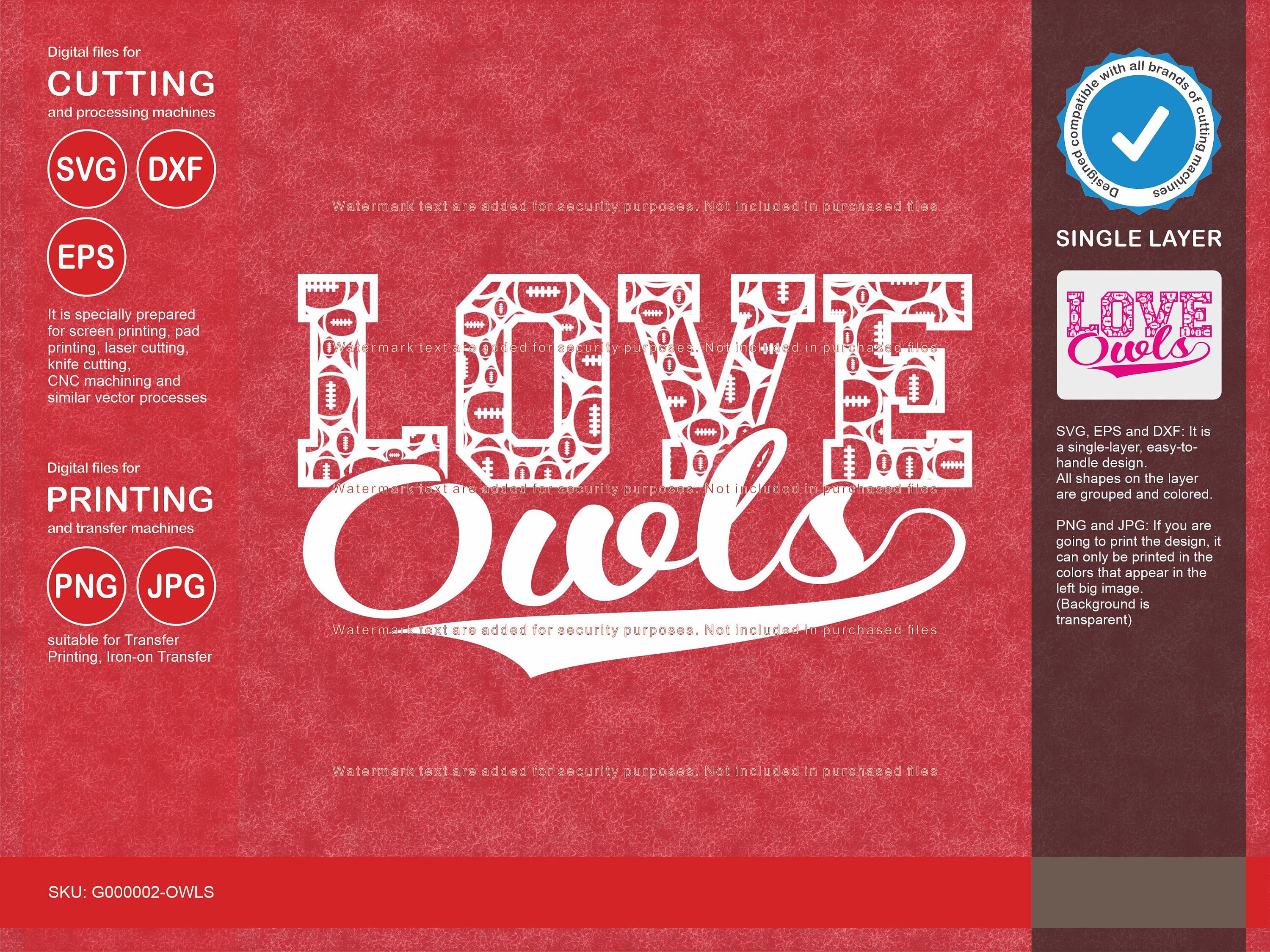 Owls Svg, Owl 9 Football Svg Mascot Designs Pack, Owls Svg Cut Files ...