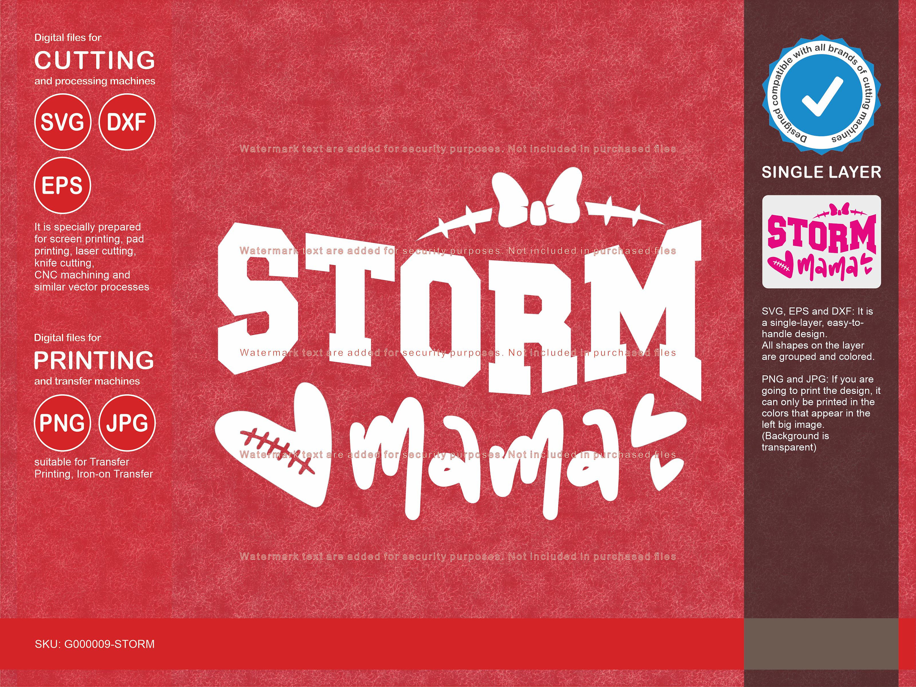 Storm Svg, Storm 9 Football Svg Mascot Designs Pack, Storm Svg Cut ...