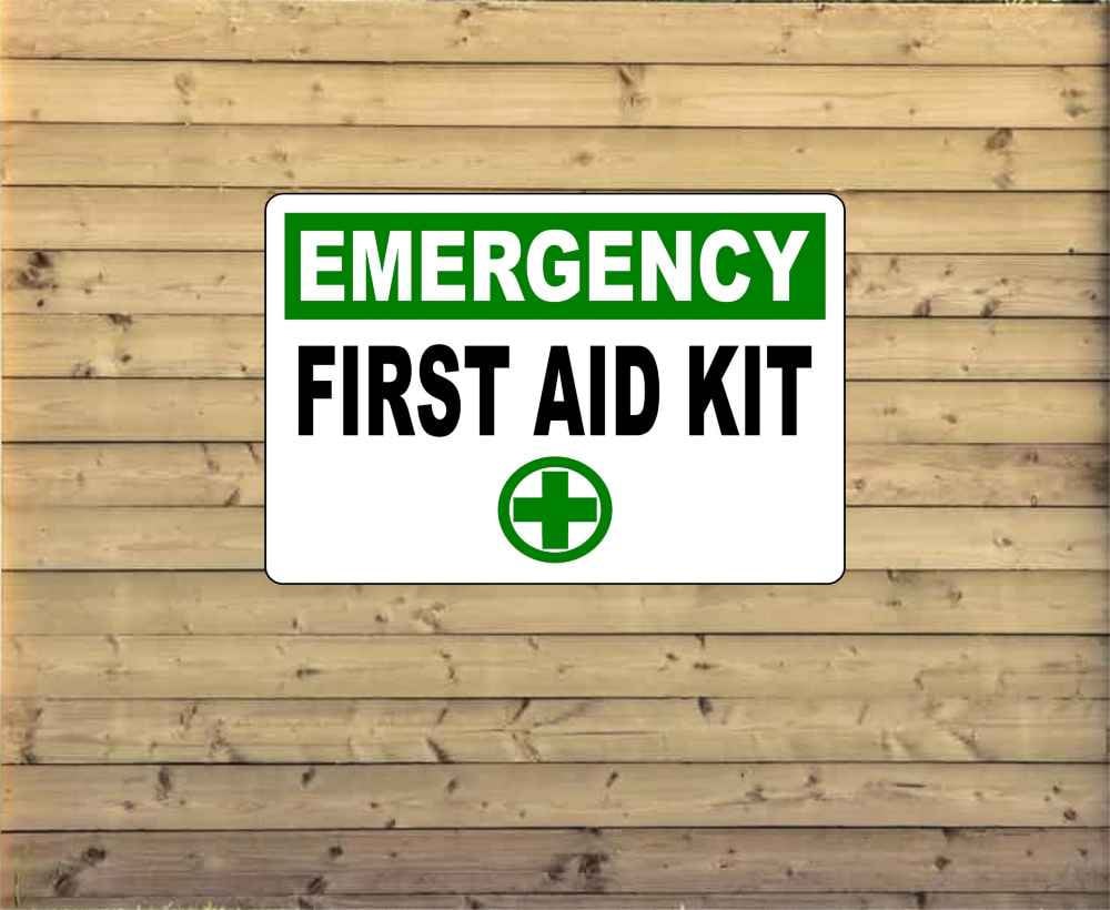 OSHA Emergency First Aid Kit Sign - Etsy