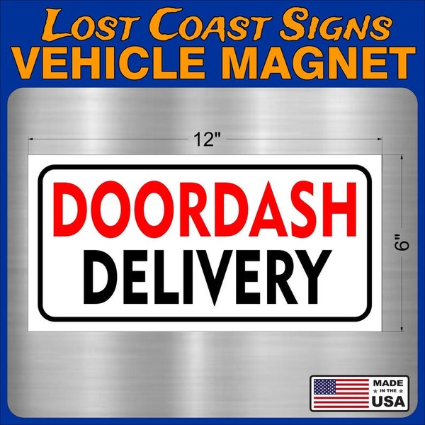 Doordash Car Sign - Etsy