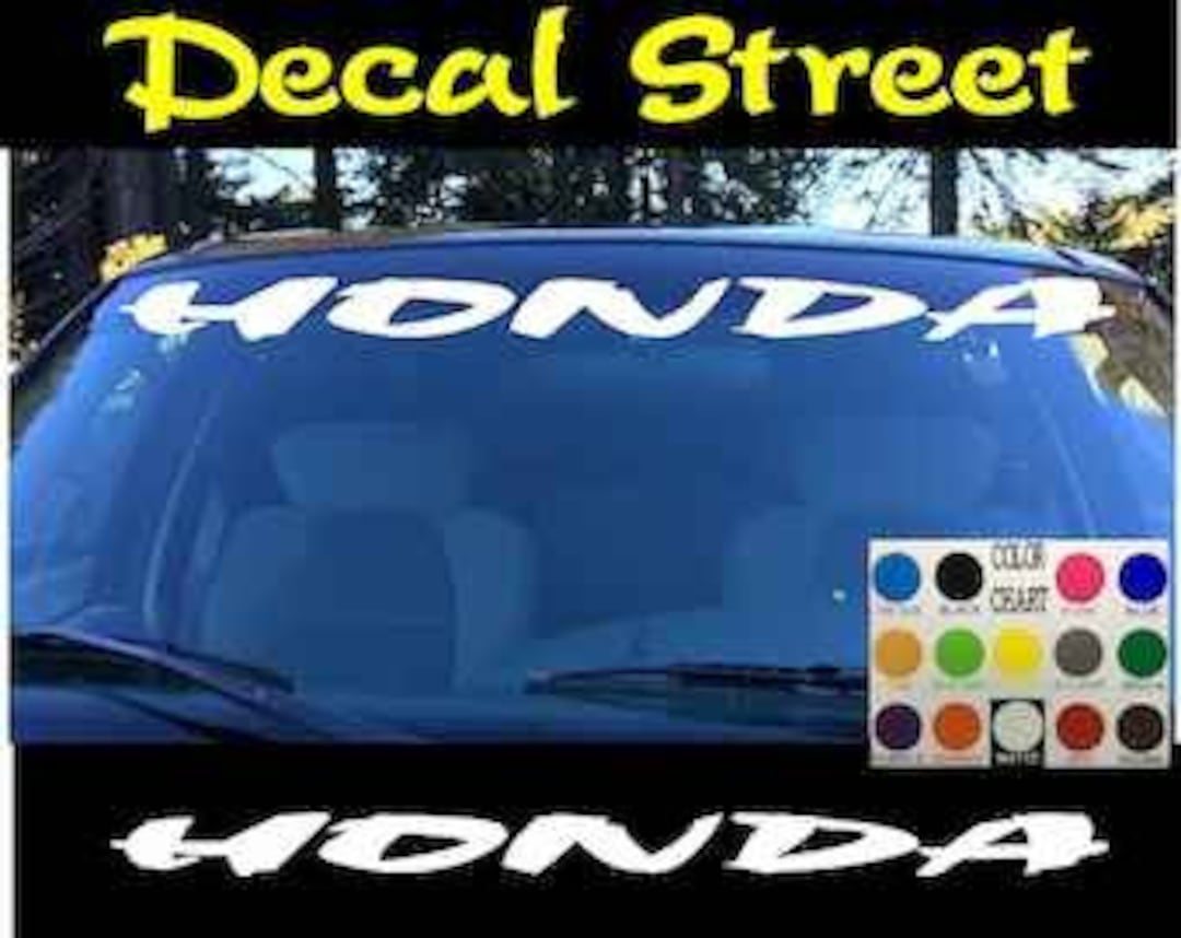 Car Windshield | Visor Die Cut | Vinyl Decal Sticker | Visor Banner ...