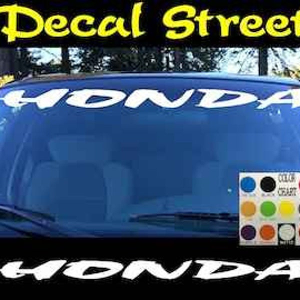 Honda Civic Windshield Decal - Etsy