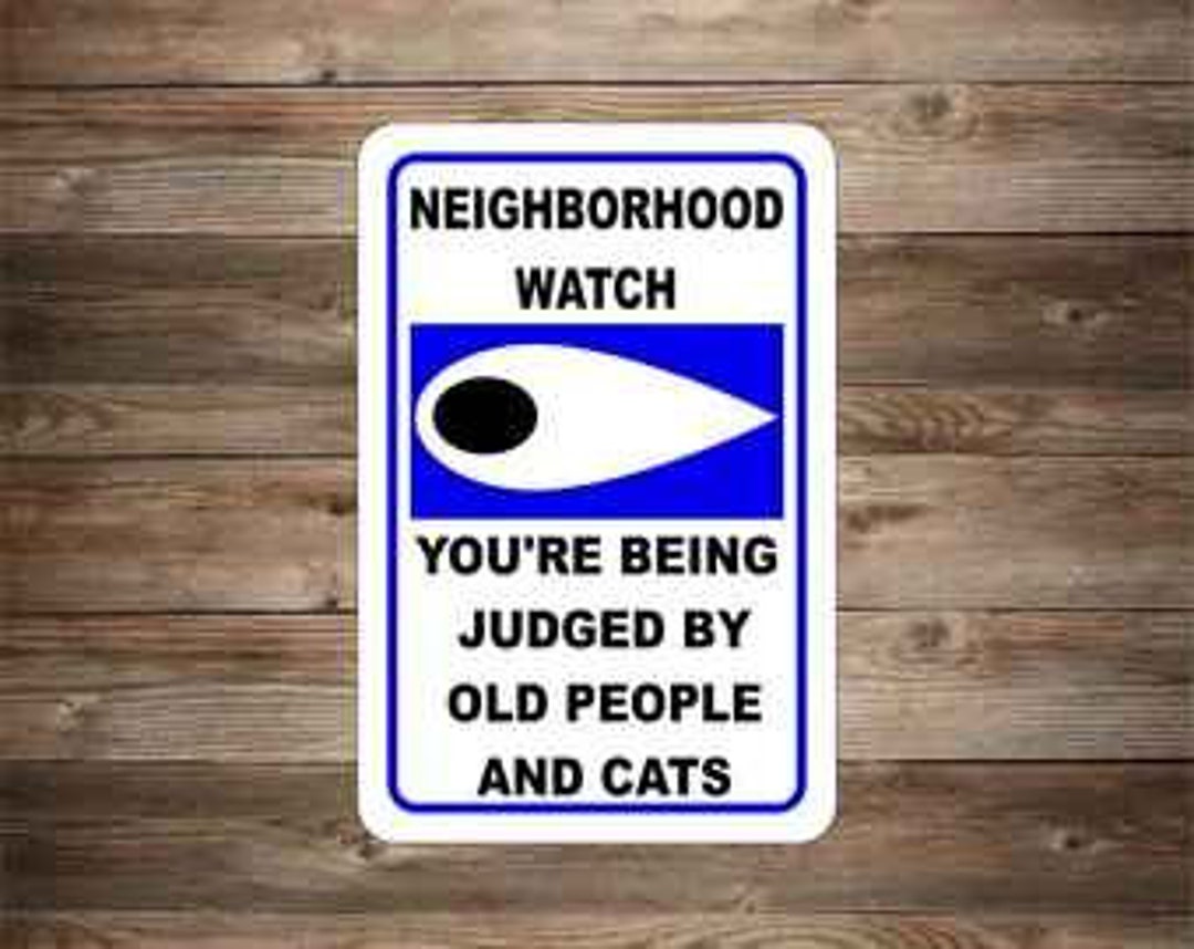 Neighborhood Watch Sign | Metal Aluminium Sign | Custom-size Sign - Etsy